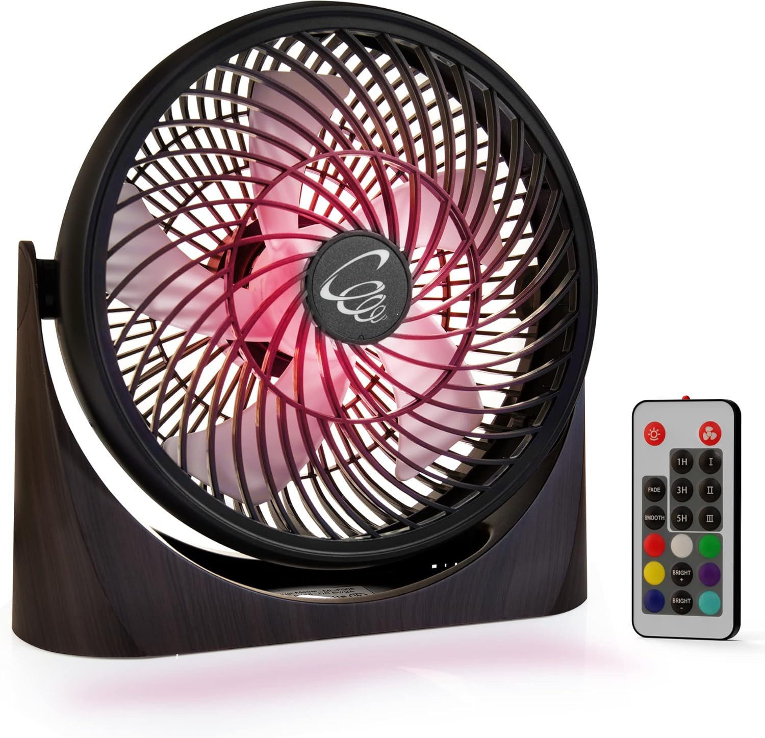 Amazon.com: KITWLEMEN USB Desk Fan with Remote, 8 inch Portable Table ...