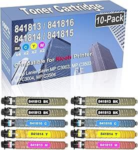 Amazon.com: Credibility Store 10-Pack (4BK/2C/2Y/2M) Compatible High ...