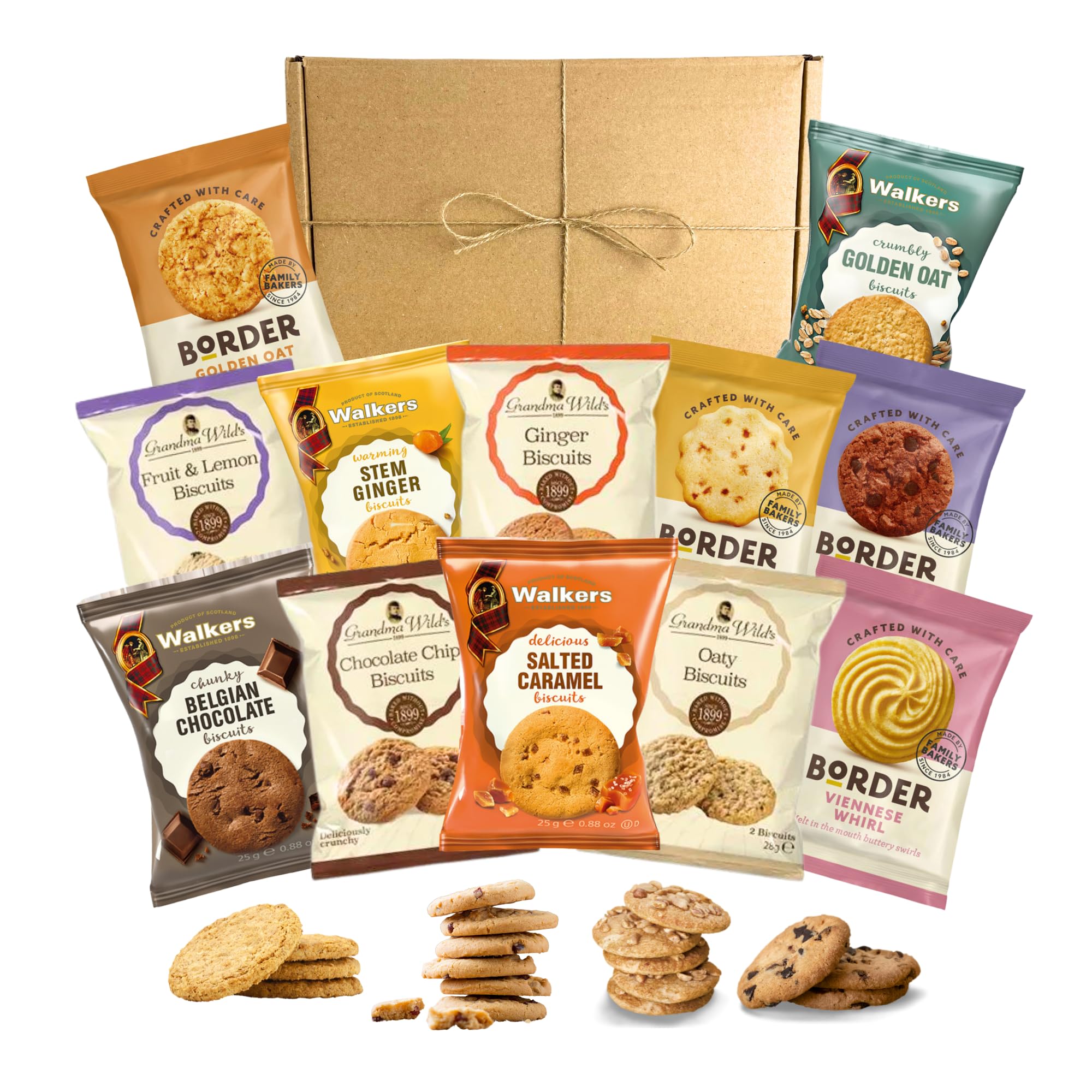 Biscuits Gift Set Biscuit Hamper Containing 12 Packs of Two (24 ...