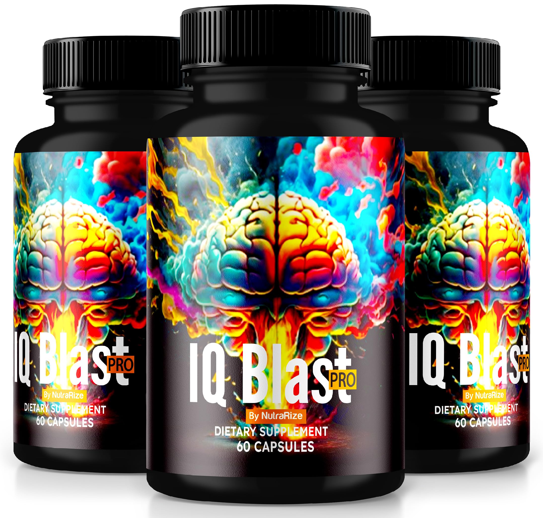 Amazon.com: (3 Pack) IQ Blast Pro Capsules, IQ Blast Pro Advanced Brain ...