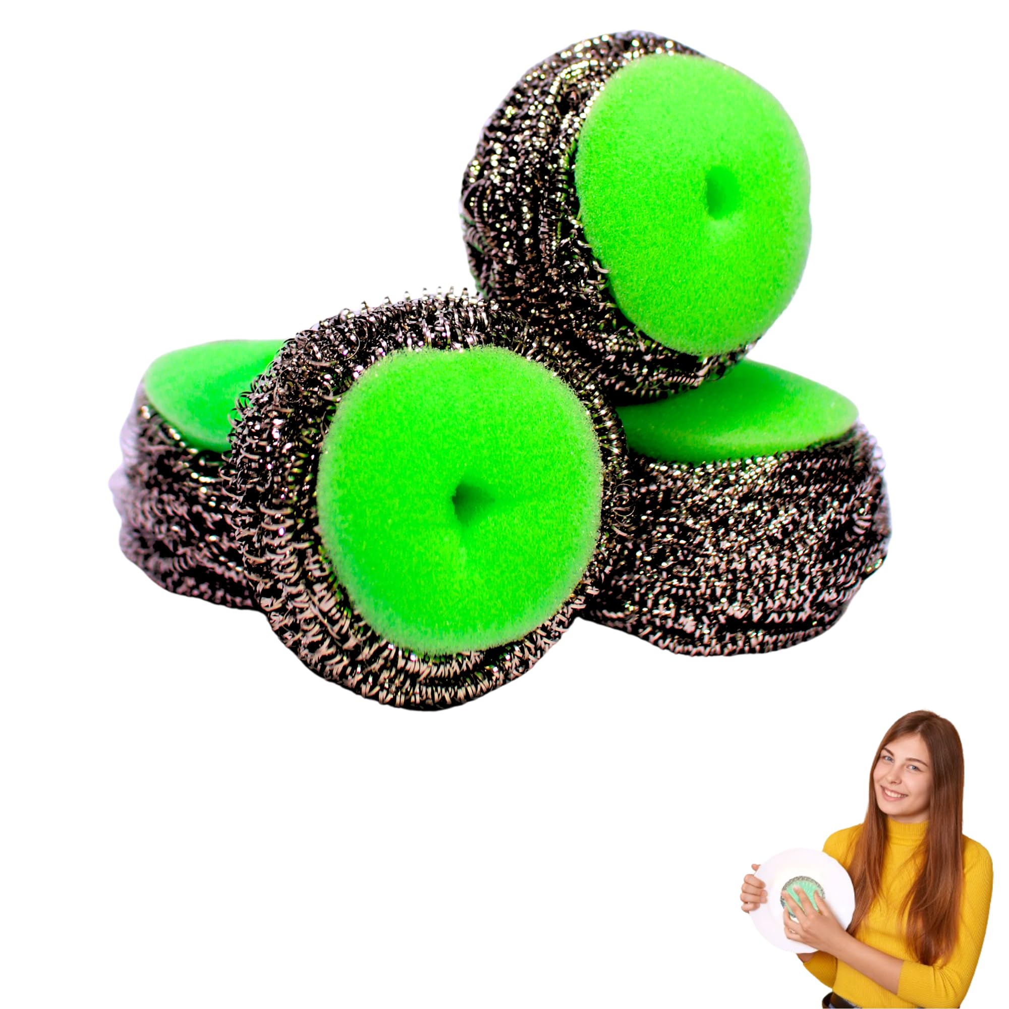 Amazon.com: Amazon Brand | Pack of 4 | Ring King Stainless Steel ...