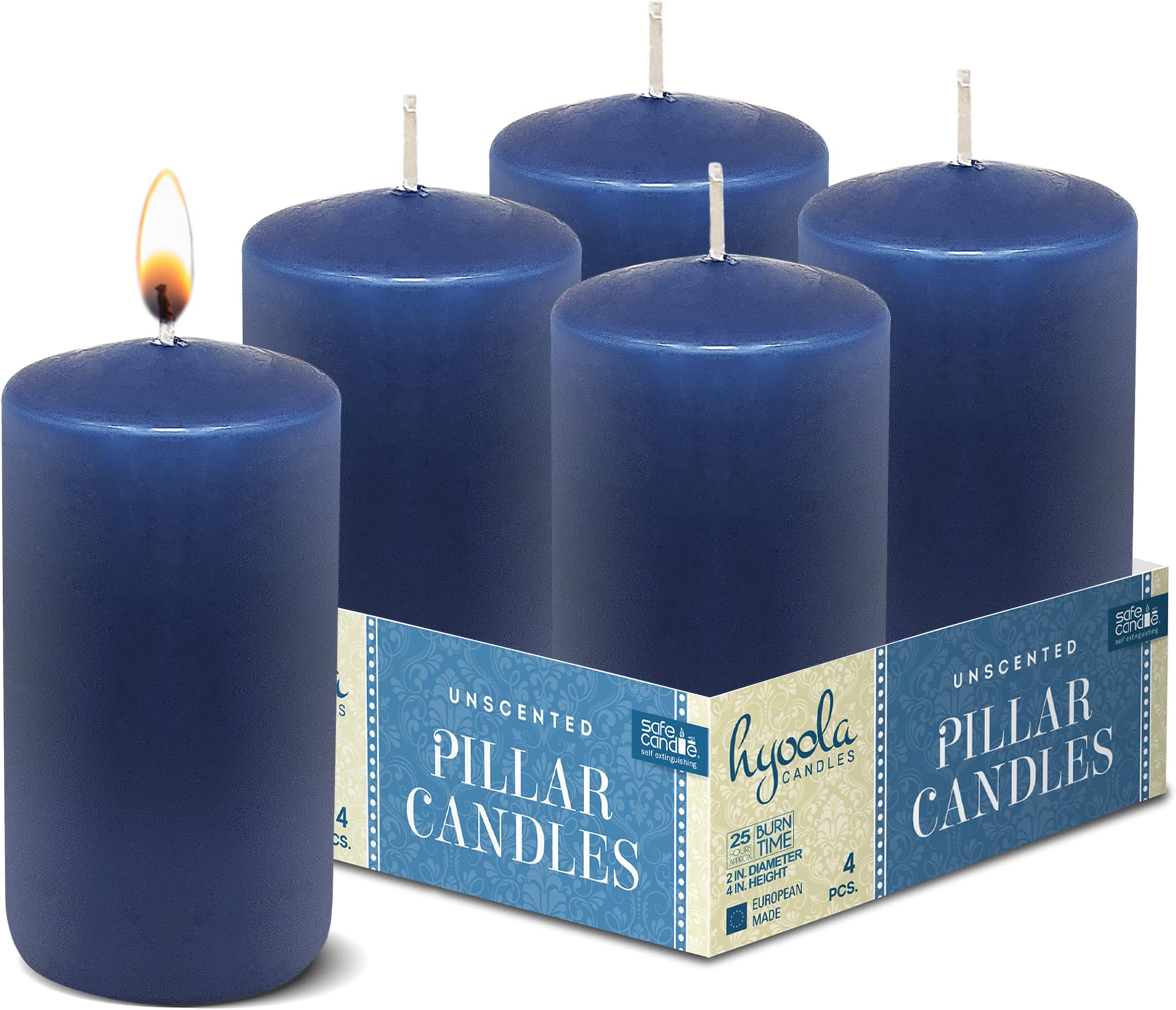 Amazon.com: CraftyCrocodile Scented Pillar Candle - Multi-Layered Hand ...
