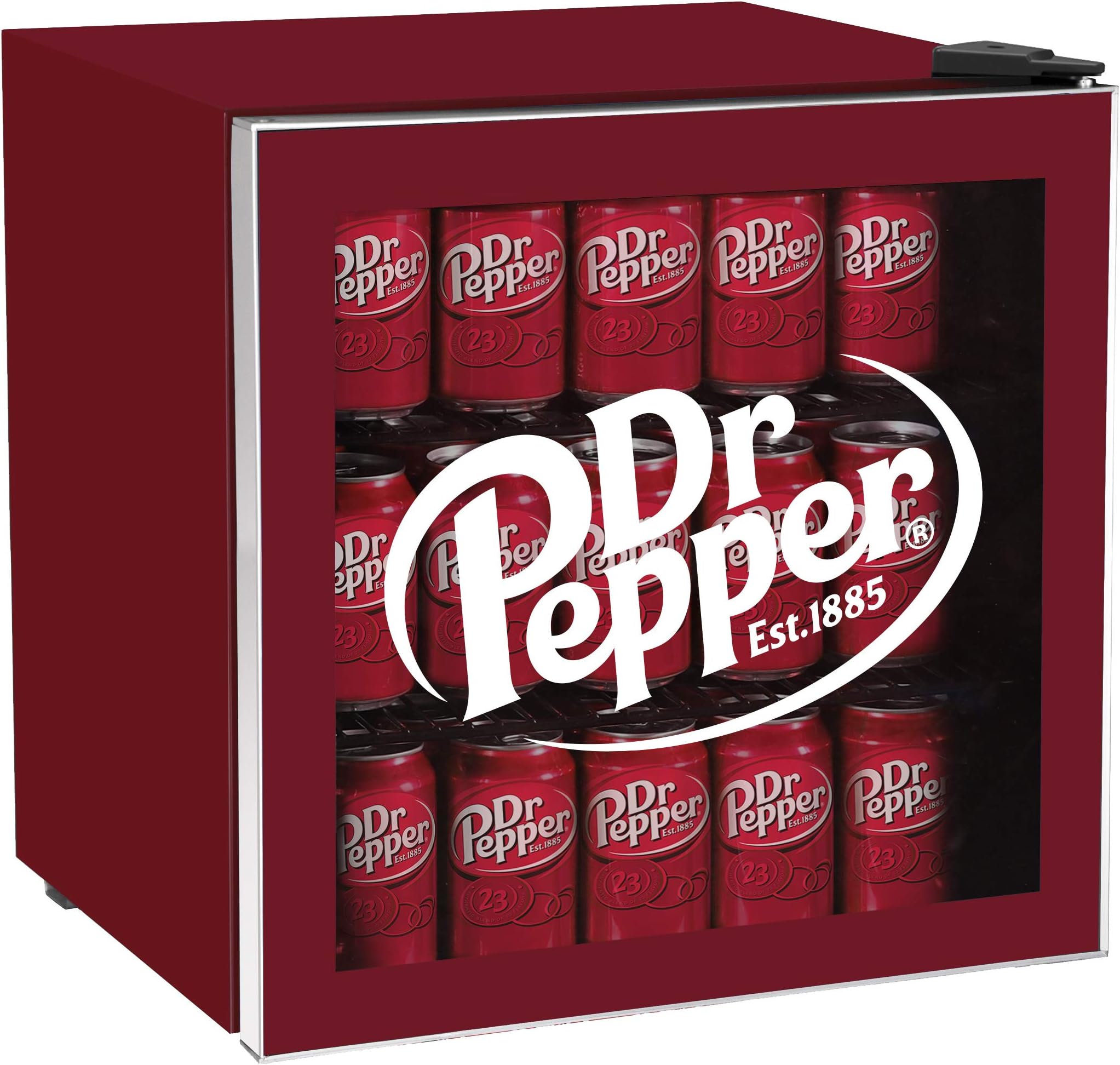 Amazon.com: CURTIS MIS169DRP DR. Pepper 50 Can Beverage Cooler, Glass ...