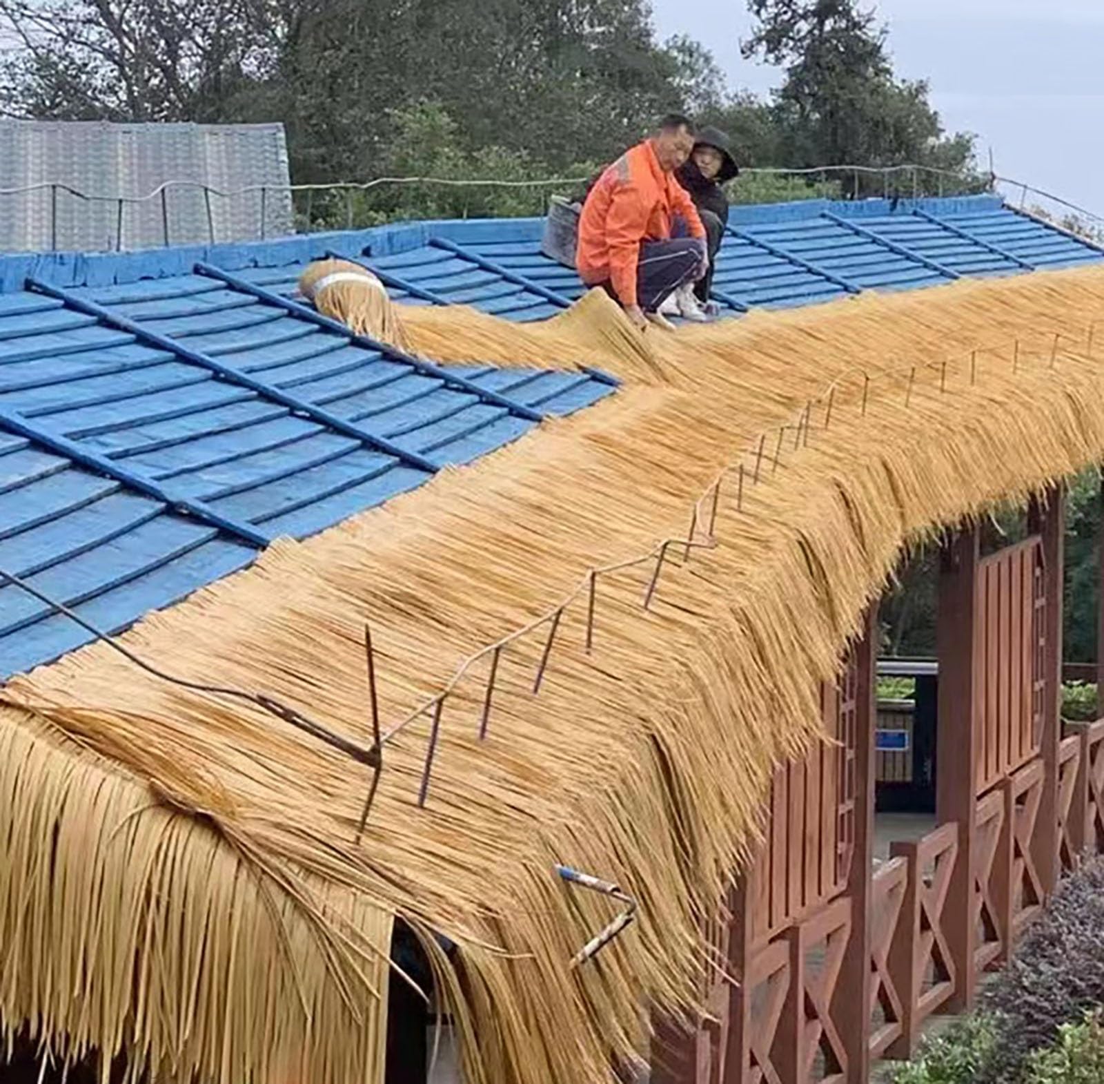 Thatched Roof Construction