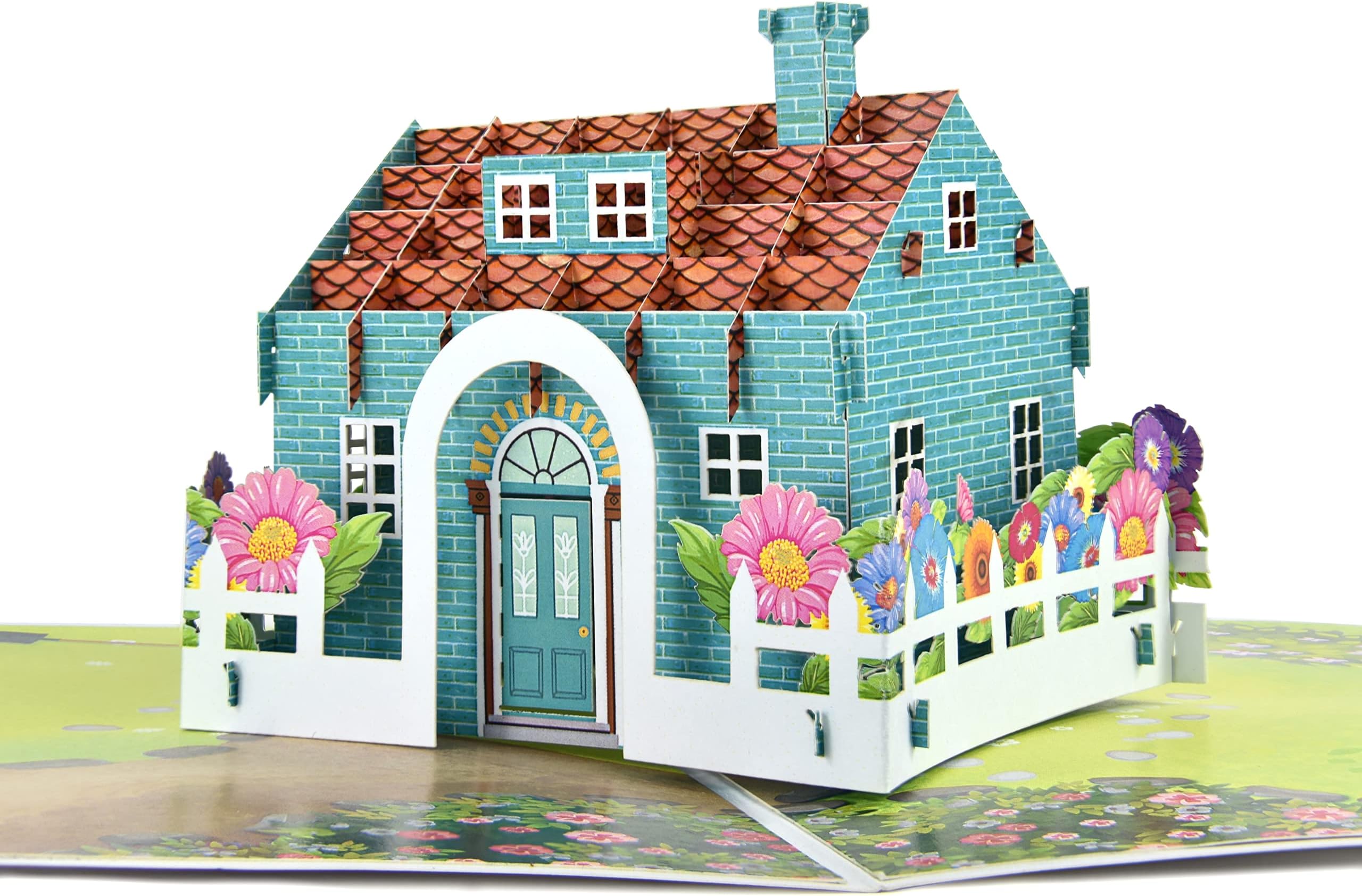 Amazon.com : 3D New House Pop Up Card, House Warming Gift, Realtor Gift ...