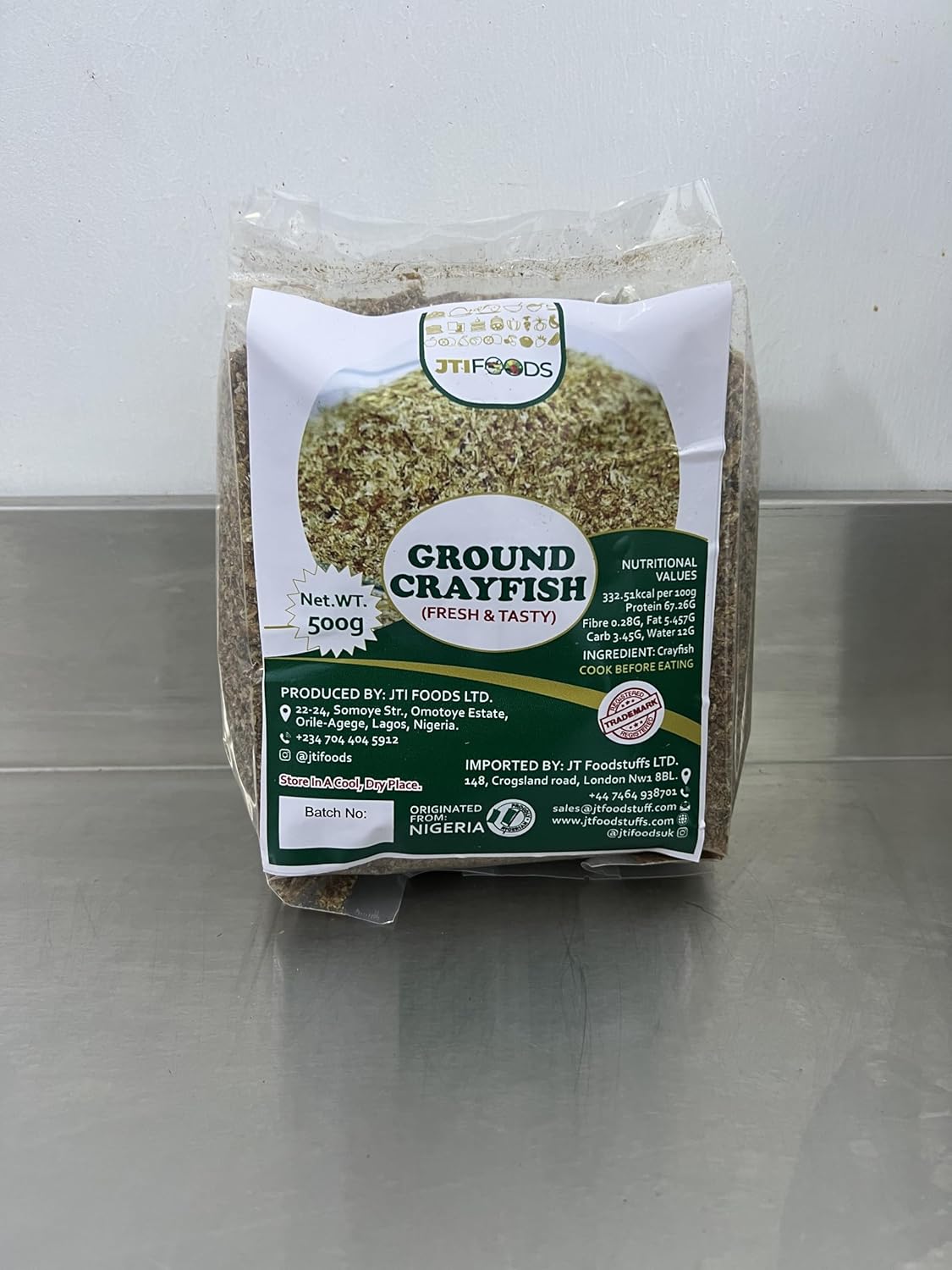 JTI Foods Ground Crayfish 500g : Amazon.co.uk: Grocery