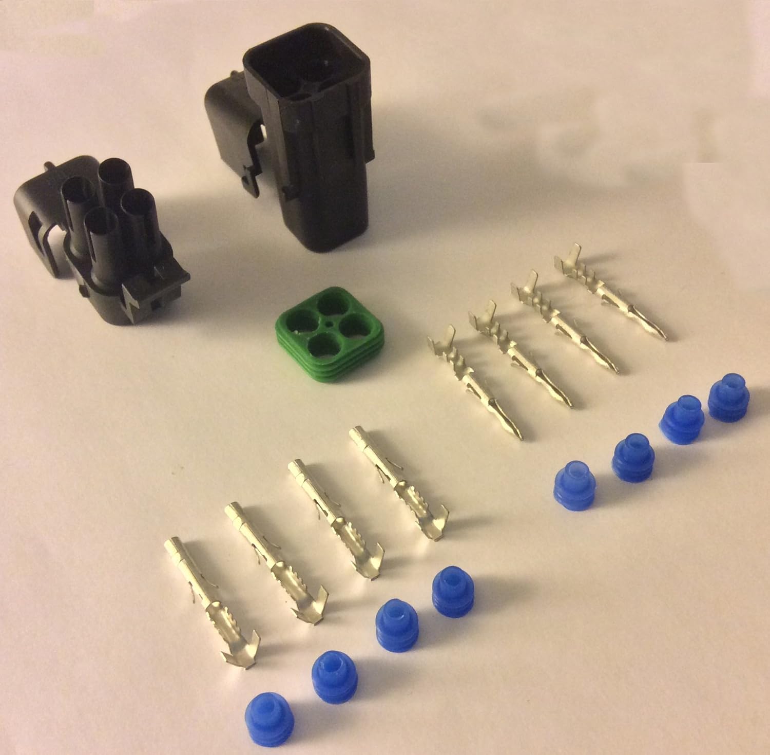 Amazon.com: 1x Female and Male Connector 4-way Square WeatherPack ...