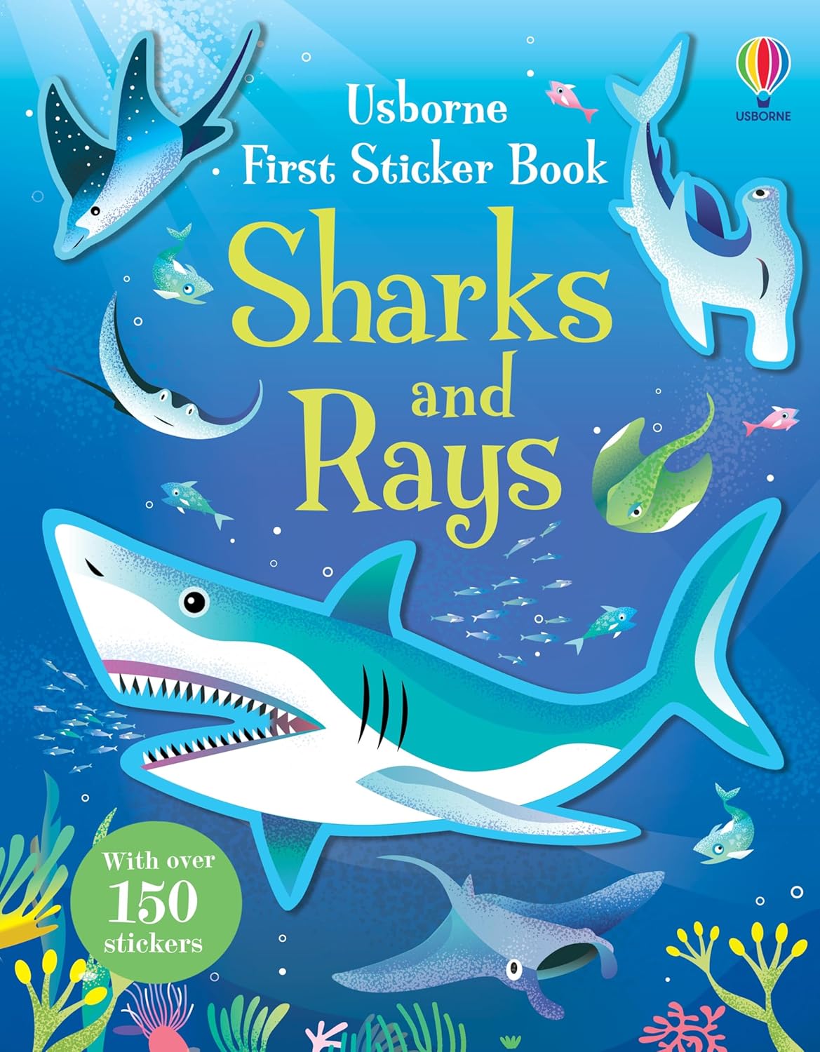 Amazon.com: First Sticker Book Sharks and Rays: An Exciting Sticker ...