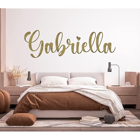 Amazon.com: Personalized Fancy Cursive Name - Wall Stickers - Wall ...