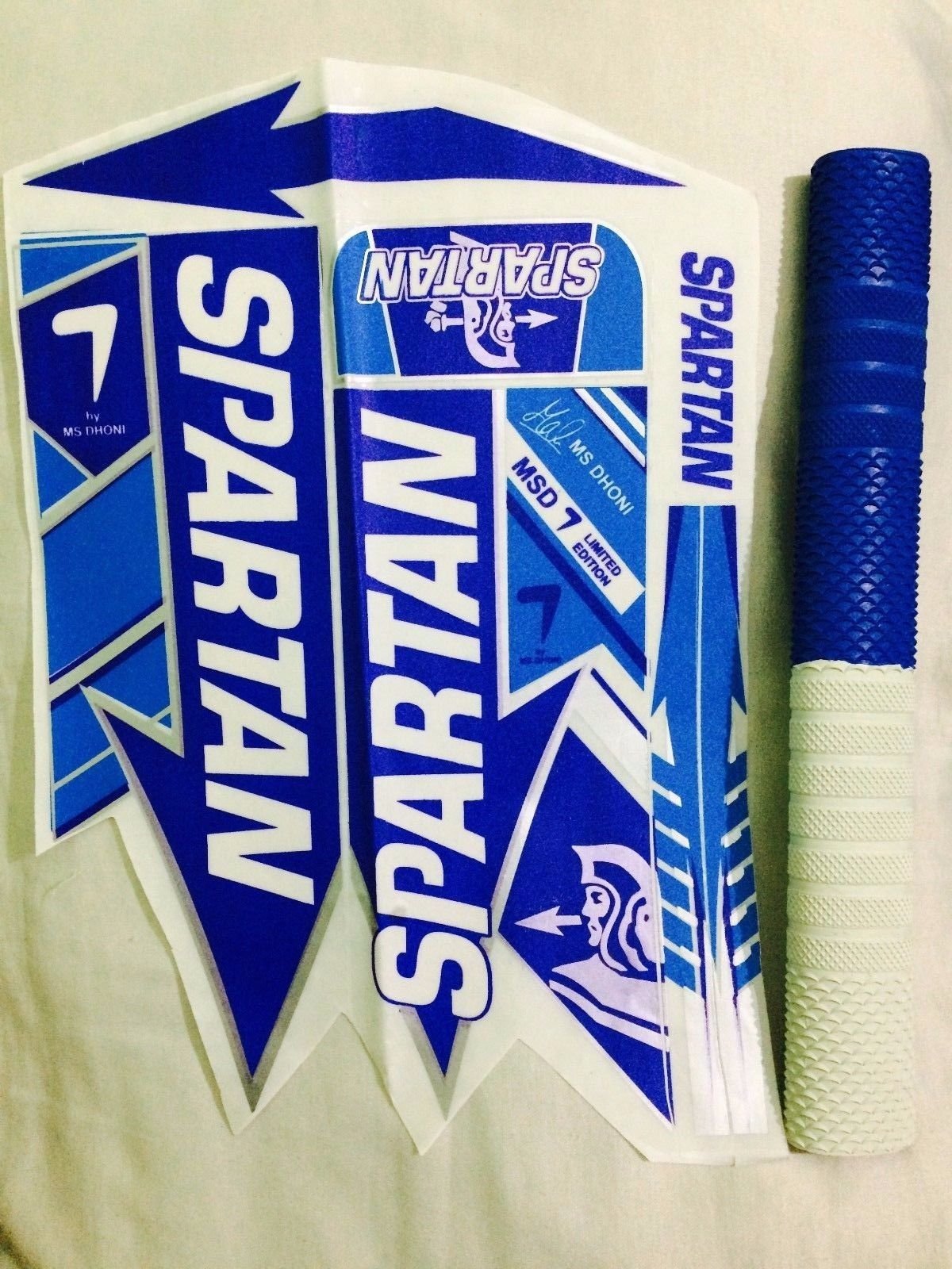 Buy Om Enterprises Spartan MSD 7 Bat Sticker With Grip Online at Low ...