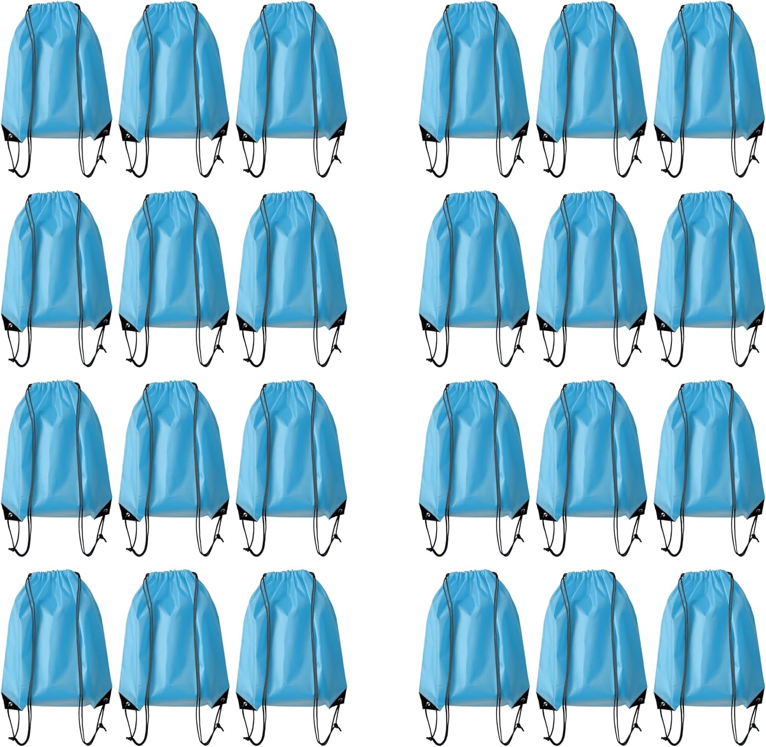 Amazon.com | JohahaTim Drawstring Backpack Bulk 24Pcs Draw String ...