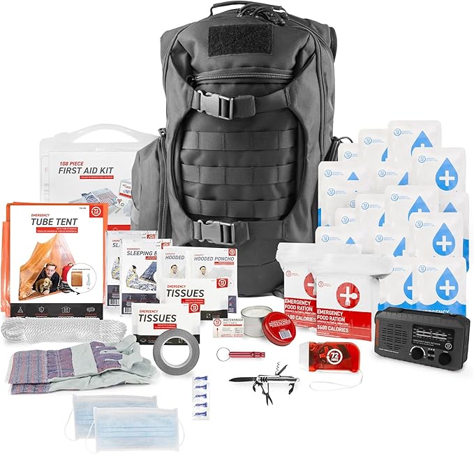 2 Person Deluxe Earthquake Preparedness Emergency Kit, Disaster ...