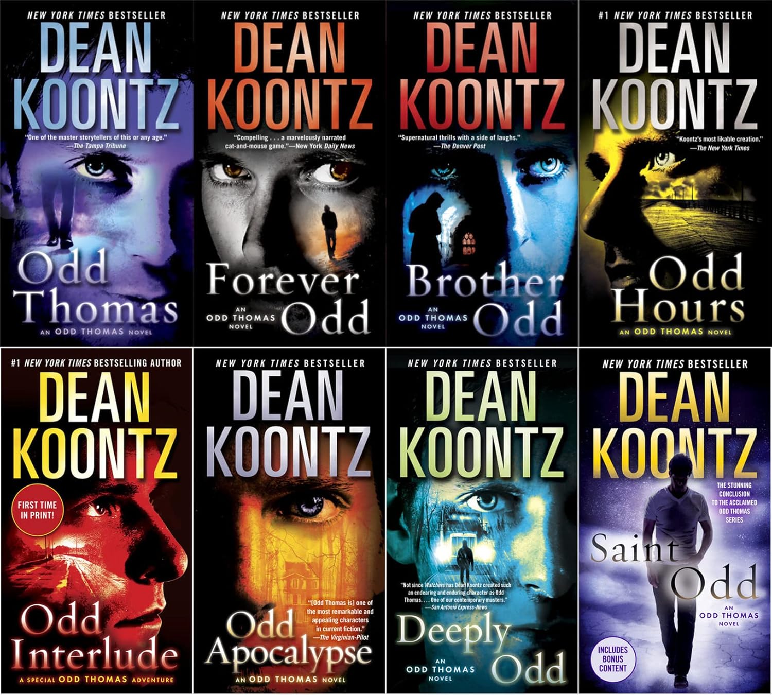 Odd Thomas Series 8 Books Set (Mass Market Paperback): Dean Koontz ...