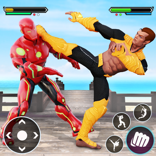 Superhero Kung Fu Gym Fighting Game - Ninja Fighting Cage Wrestling ...