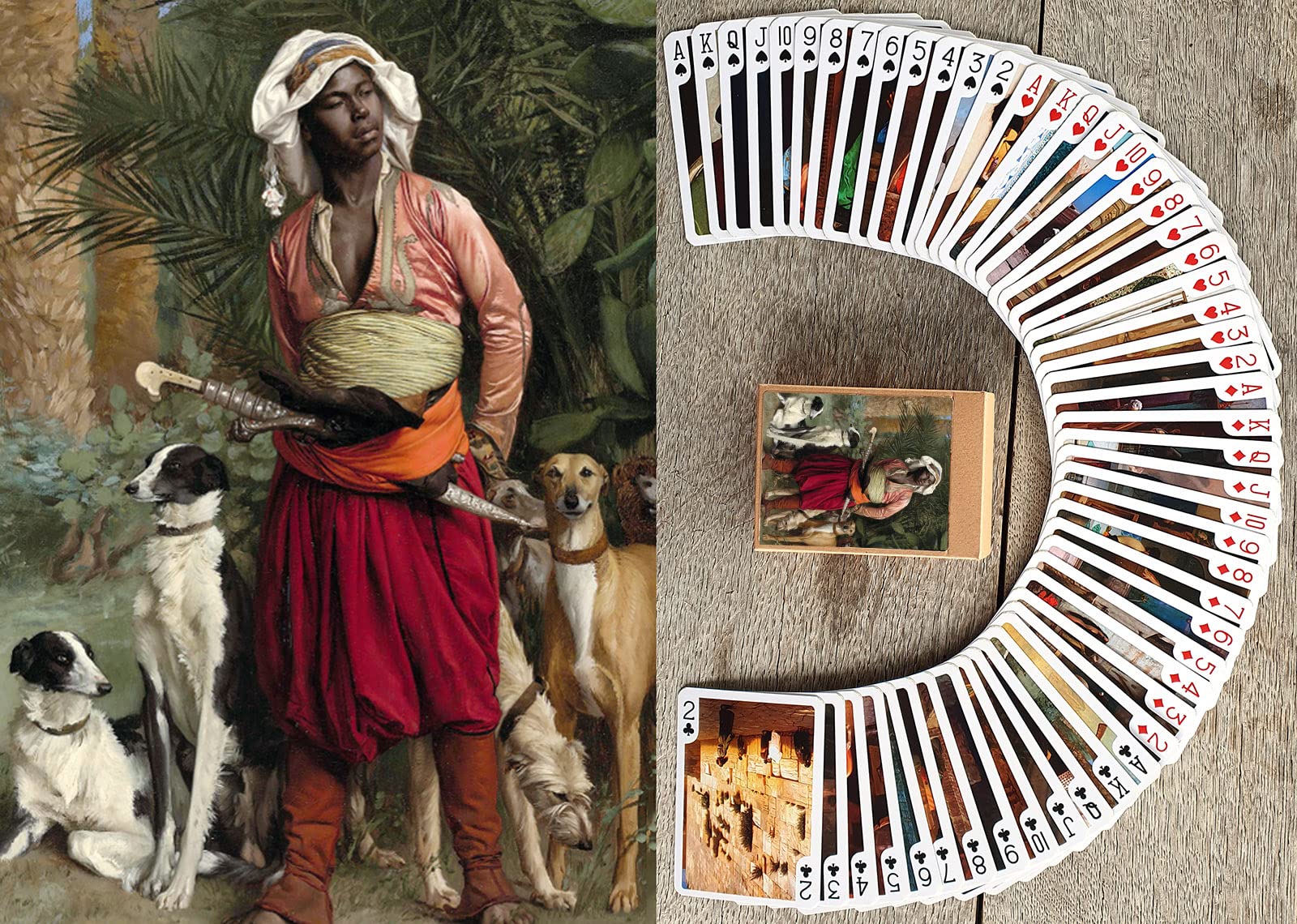 Amazon.com: FLONZGIFT Arabian Antique Playing Cards (Poker Deck 54 ...