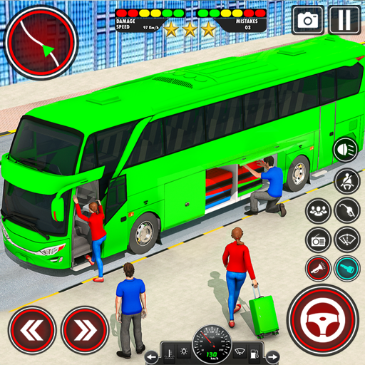 US Bus Simulator Bus Game Offline : City Bus Driving Bus Games - Coach ...