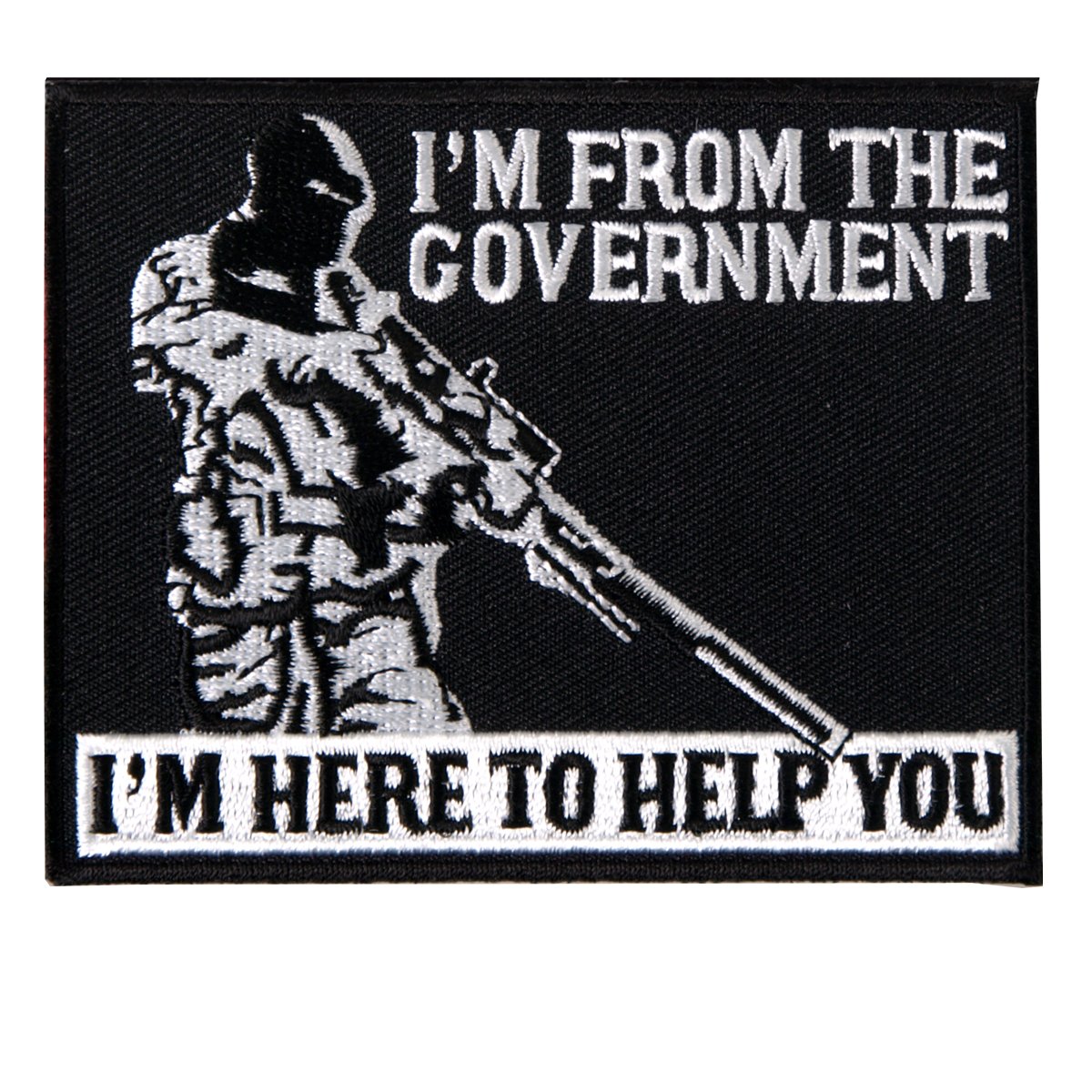 Amazon.com: Hot Leathers I'M From The Government Patch (4" Width x 3 ...