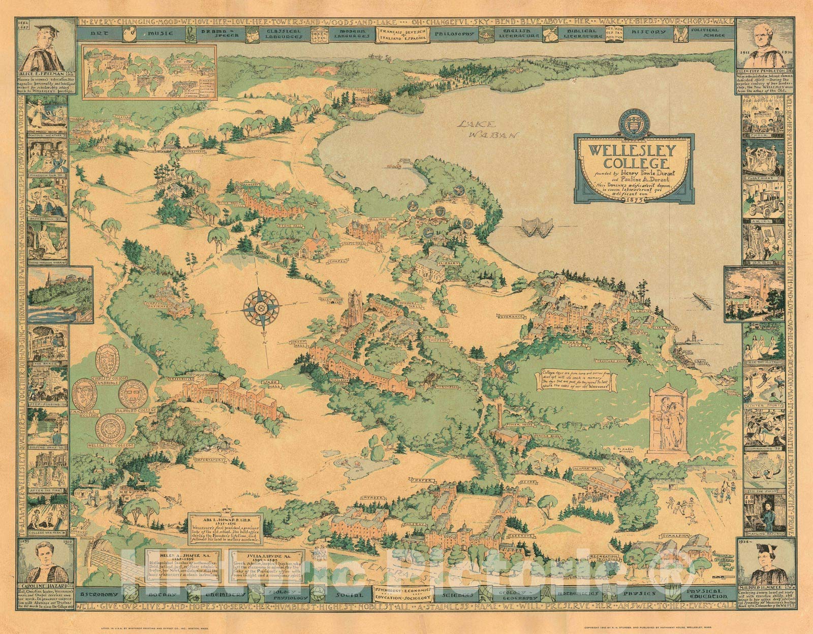 Wellesley College Map