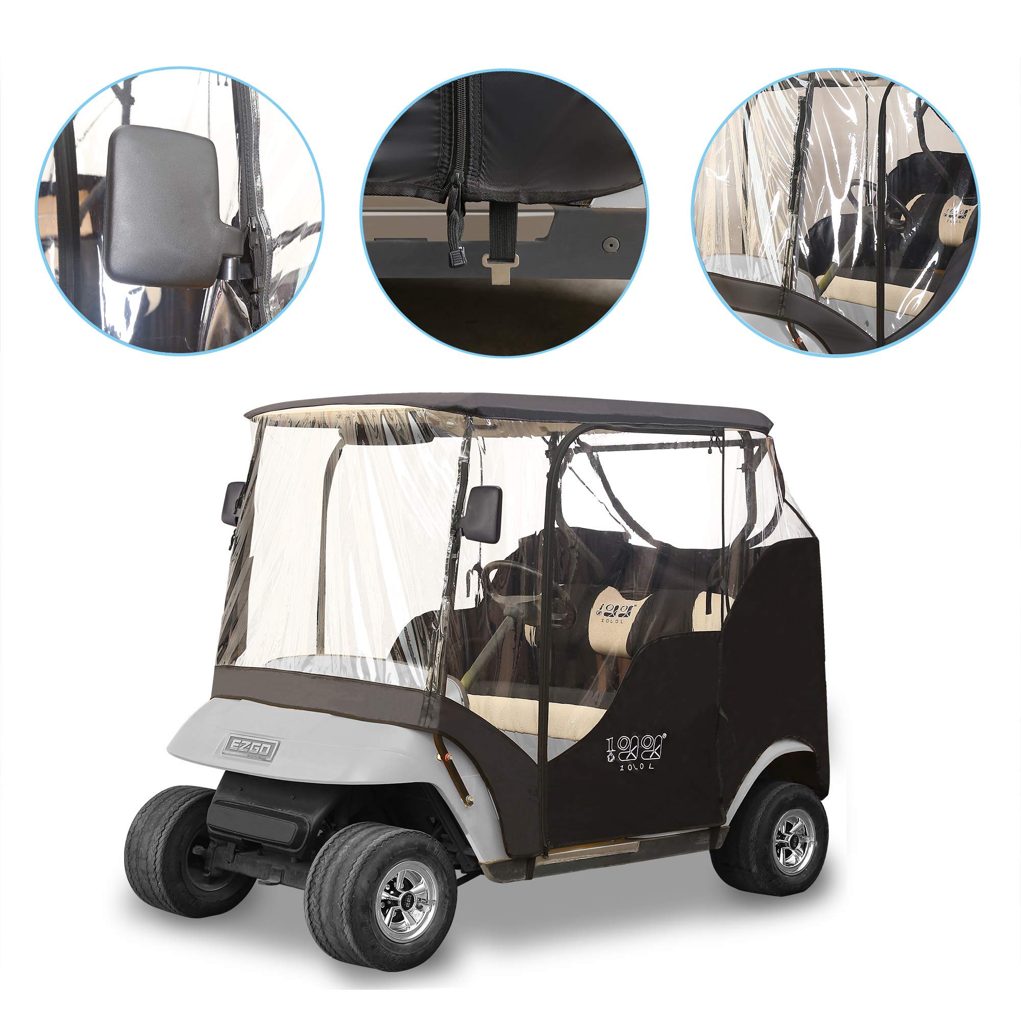 Buy 10L0L Golf Cart Enclosure for 2 Passenger EZGO TXT Golf Cart ...