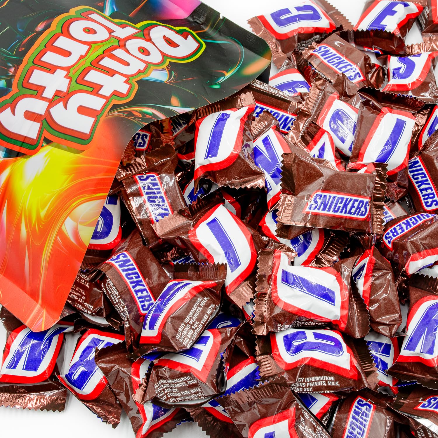 Snapklik.com : SNICKERS MINIS Milk Chocolate Candy Bars 1 Lb Bulk Bag ...