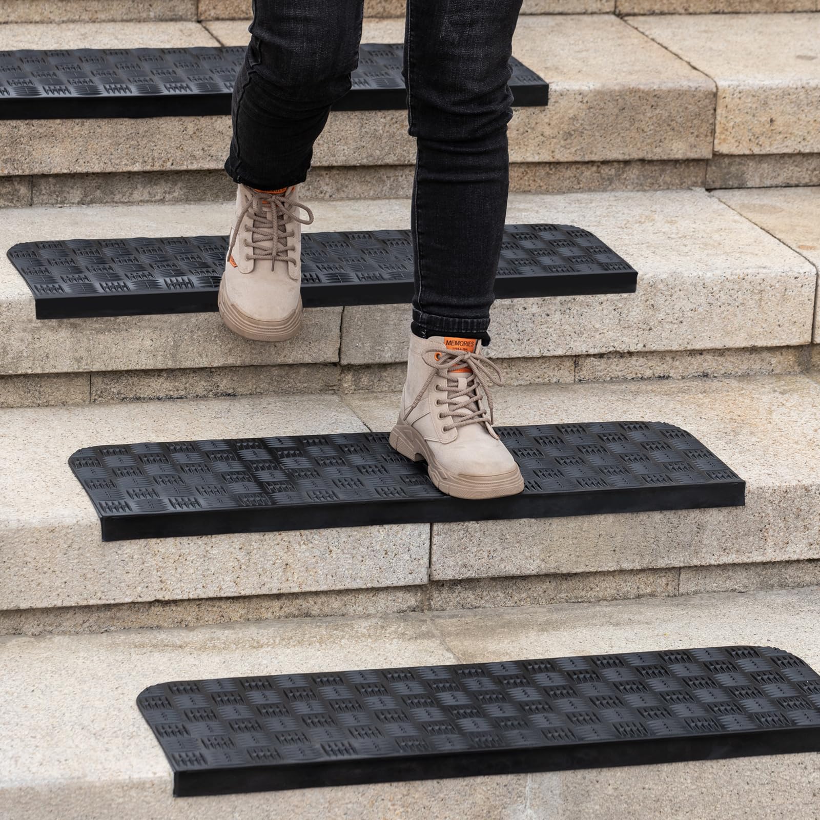 Snapklik.com : Hopeviva Rubber Stair Treads Non Slip Outdoor/Indoor 30 ...