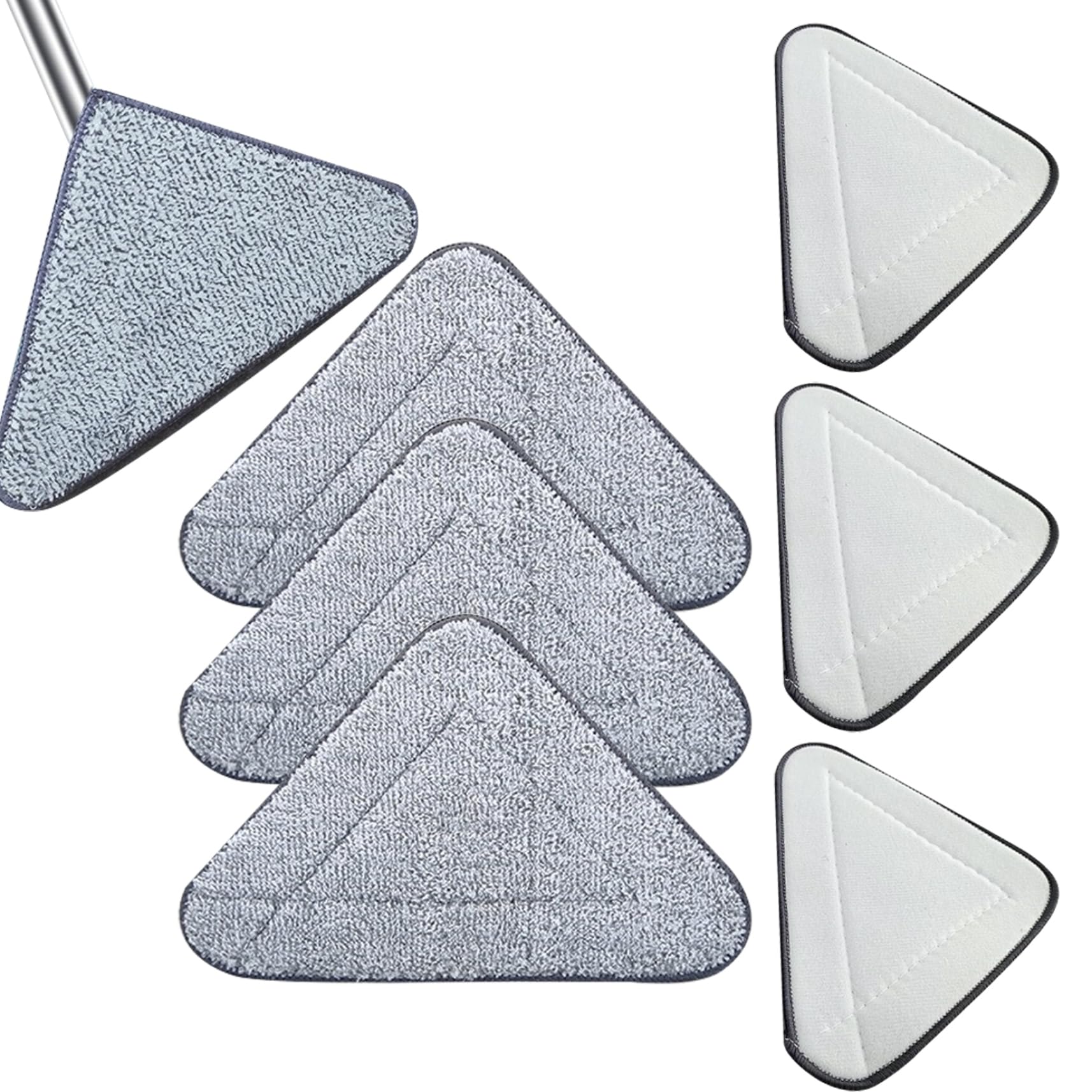 Amazon.com: Triangle Mop Replacement Pads, 6pcs 360° Rotatable ...