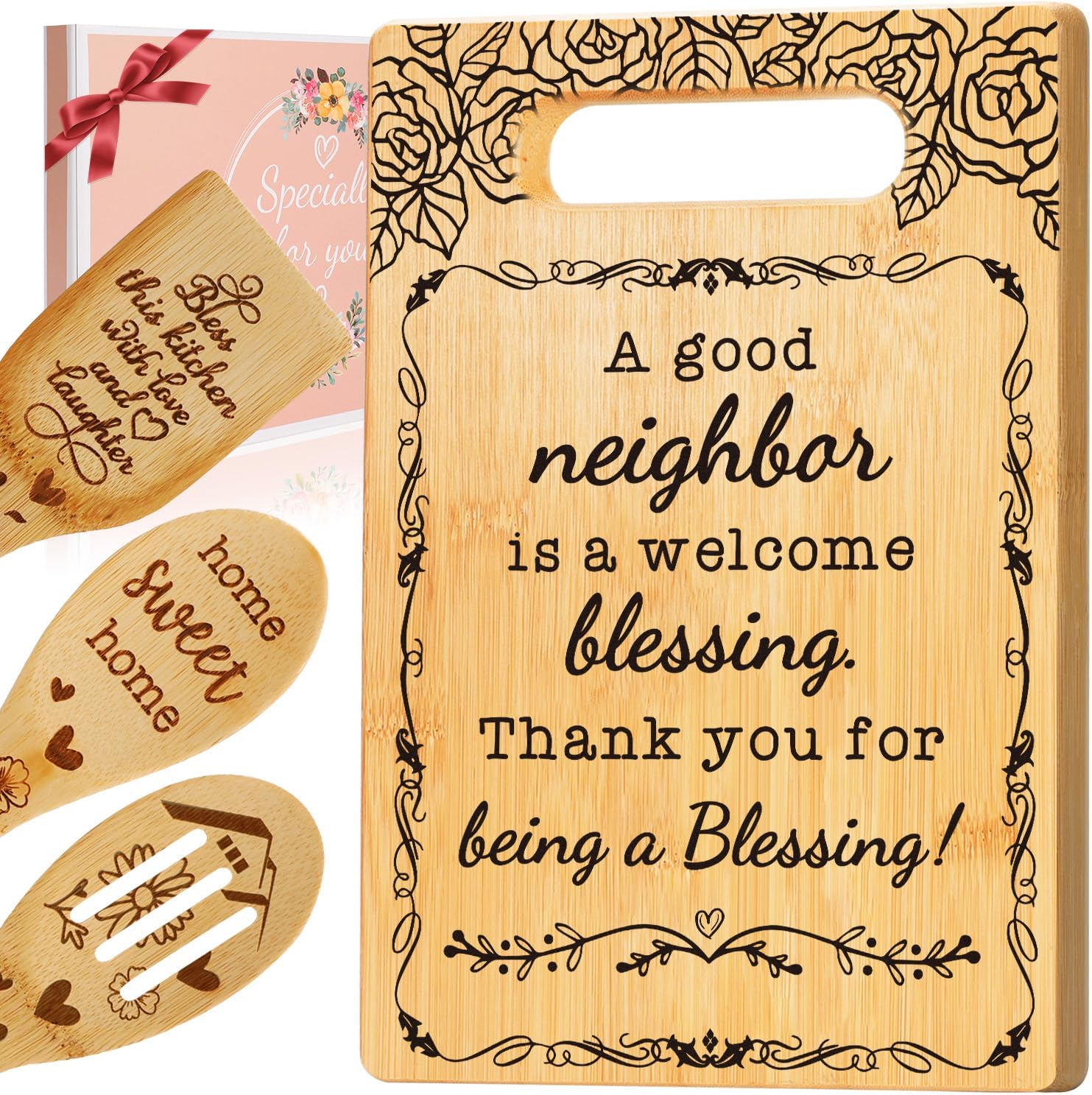 Amazon.com: Housewarming Gift Cutting Board, Thank You Gifts for Great ...