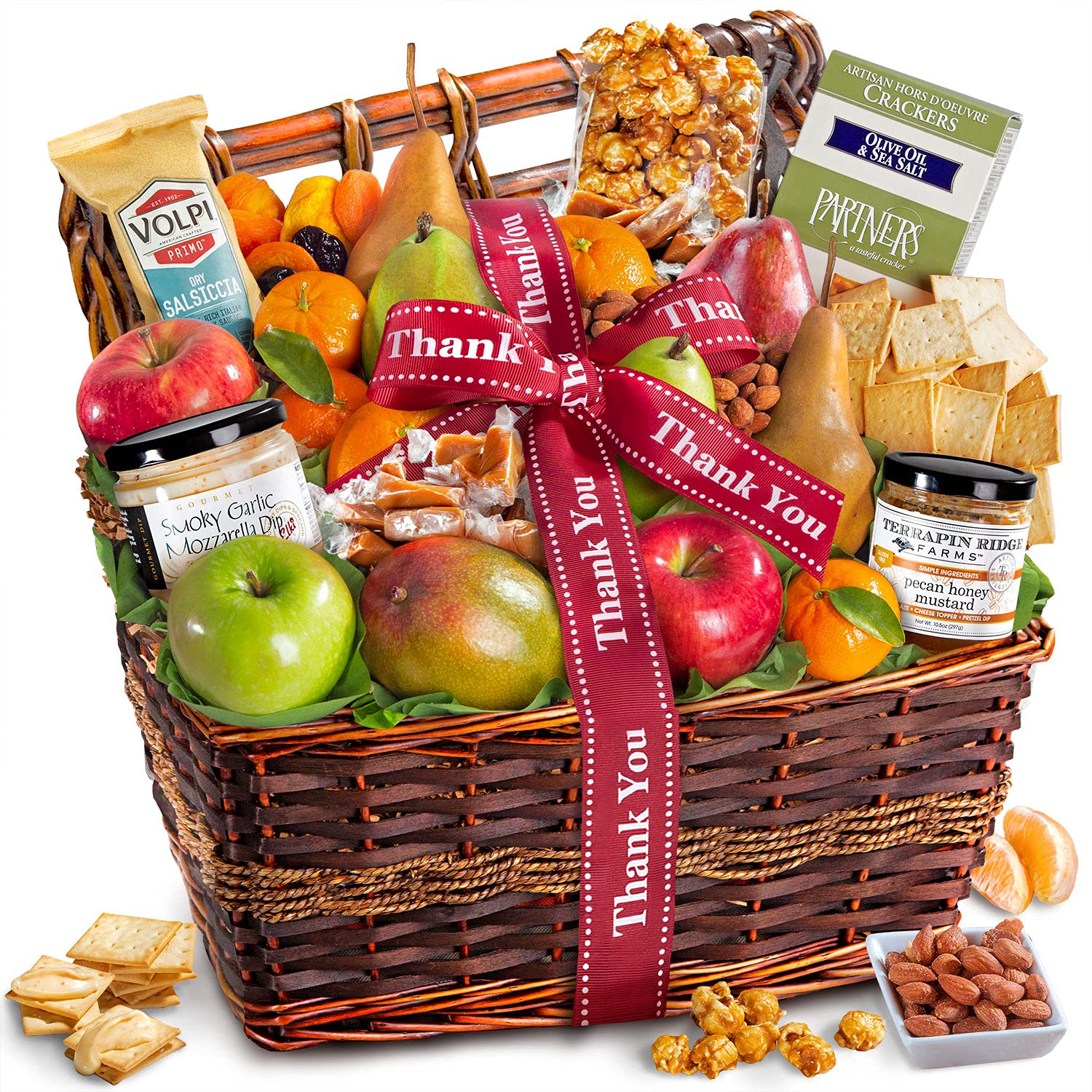 Grand Fruit Gourmet and Snacks Basket - Premium Selection for Gifting ...