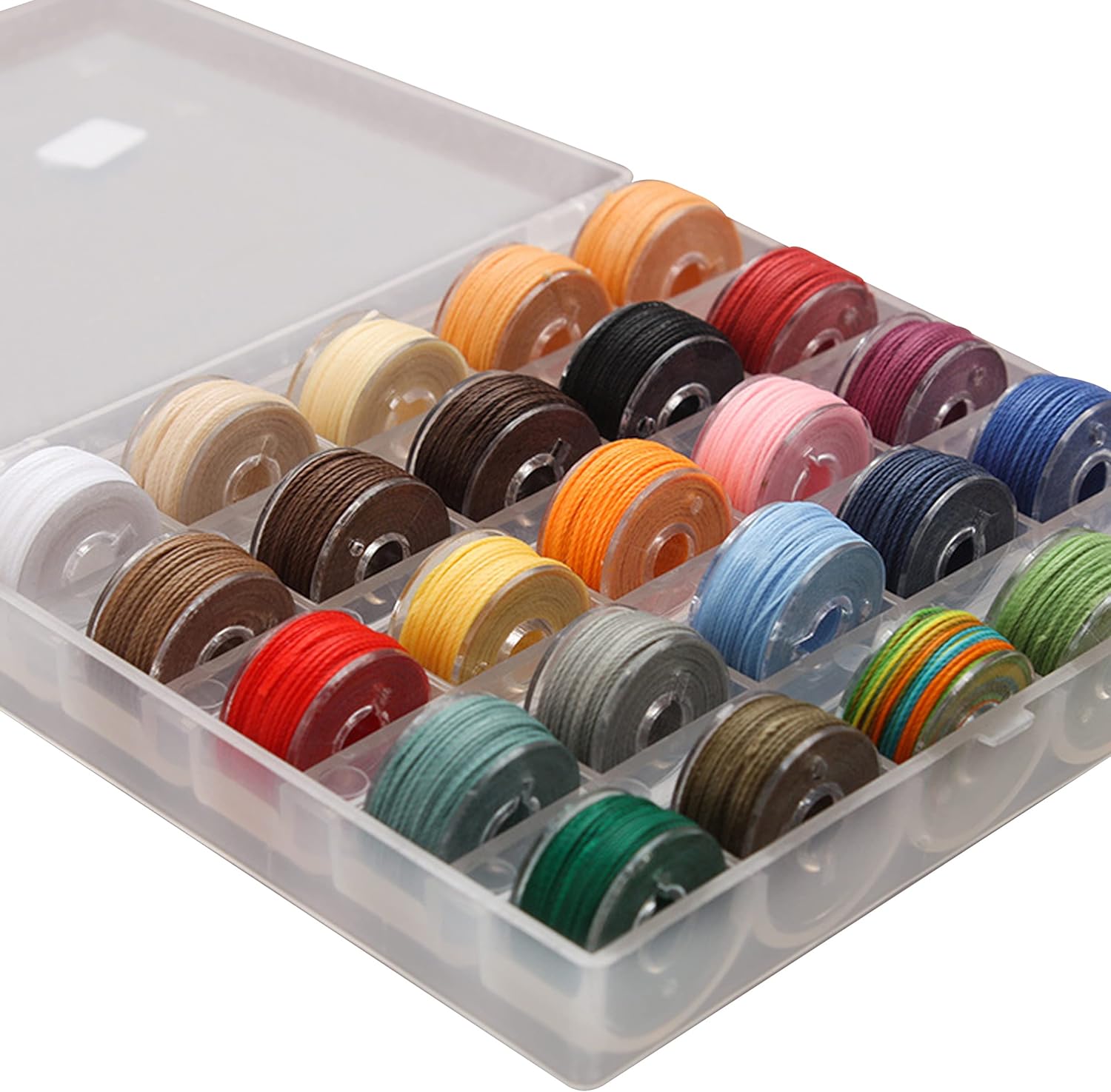 10m x 0.55mm 25Colors Rolls Waxed Cotton Cord Waxed Thread Polyester ...