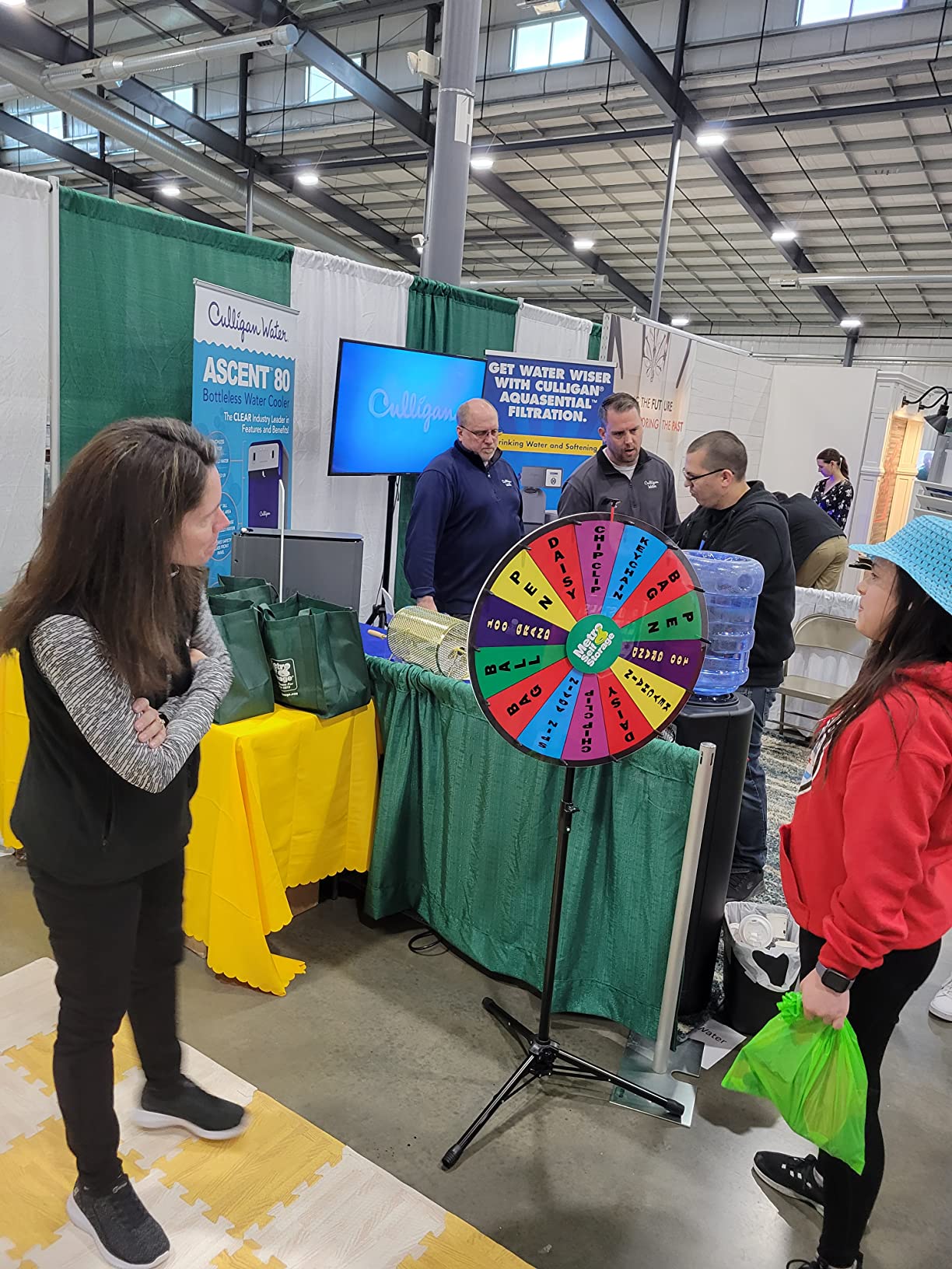 Amazon.com: Hooomyai 18 Inch Spin The Wheel Game with Stand Prize Wheel ...