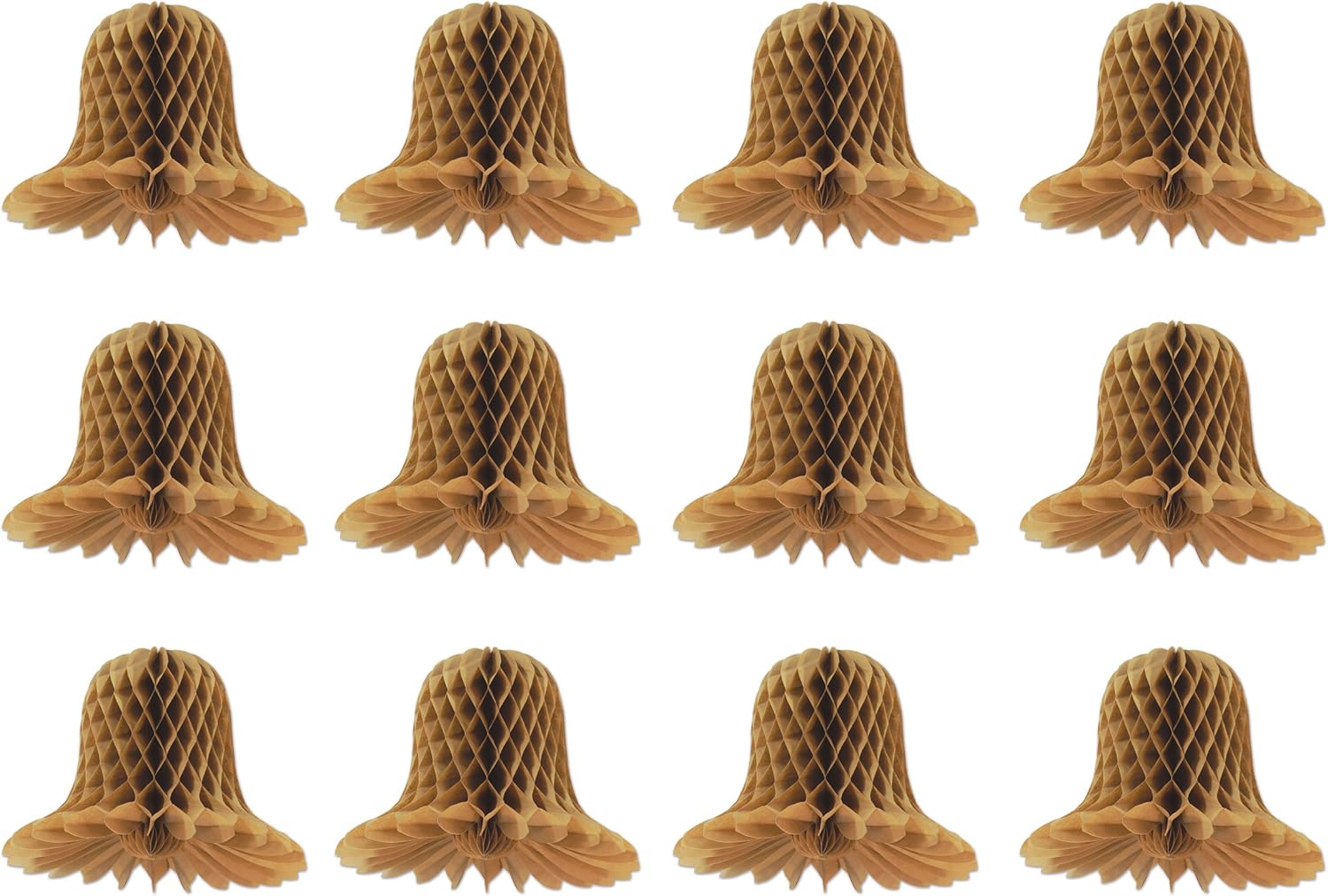 Amazon.com: Beistle 12 Pieces Kraft Paper Bells, 5", Brown : Home & Kitchen