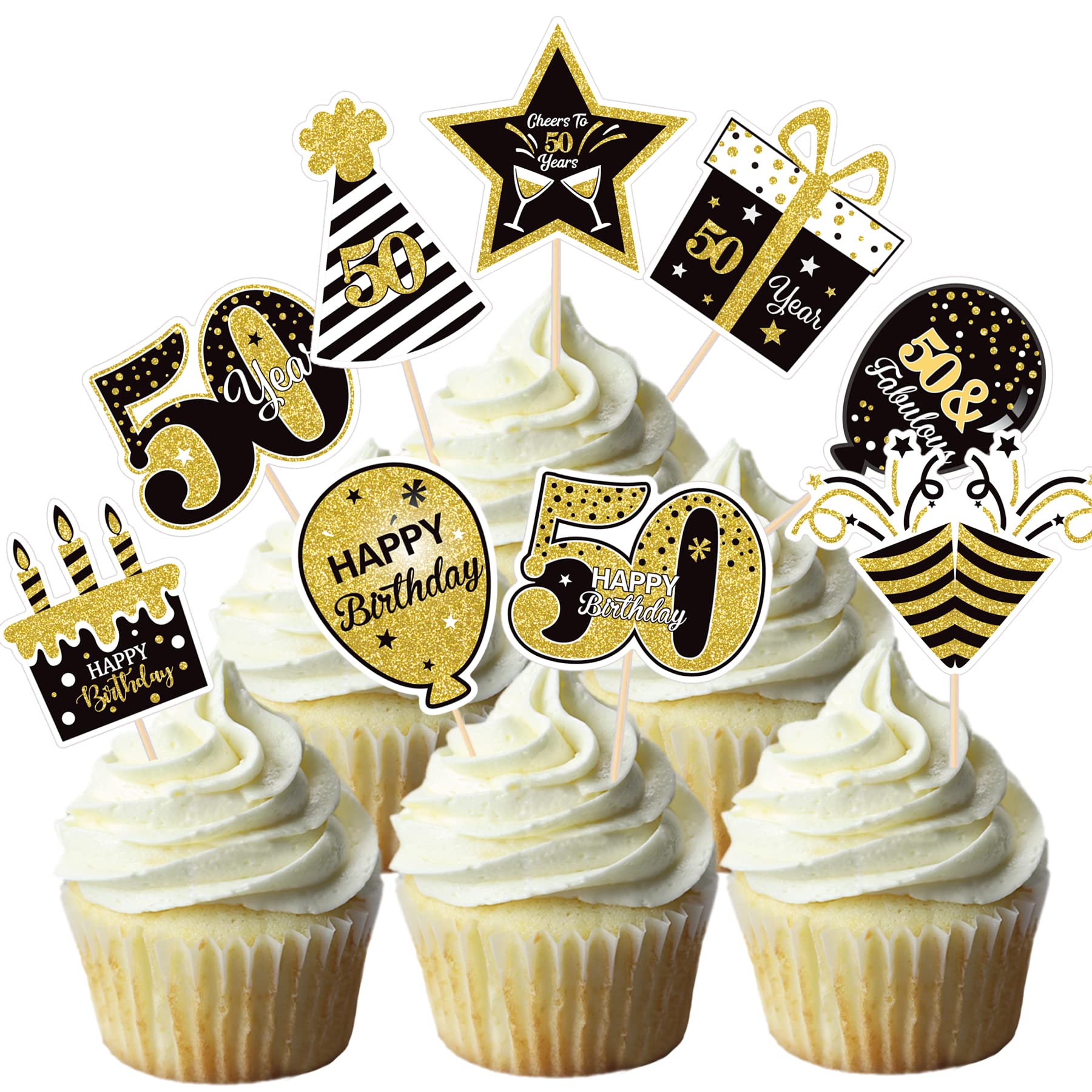 Cupcake Ideas 50th Birthday