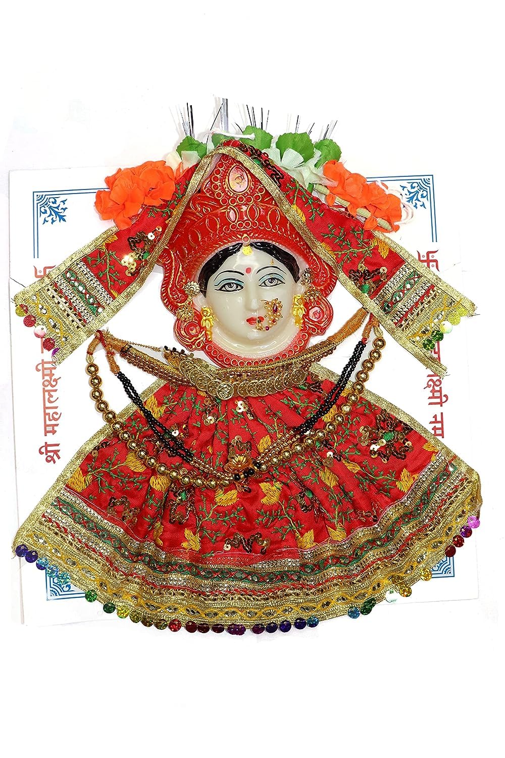 Buy Mata ka Shingaar MahaLakshmi Devi Maa Face Shringar Marhirsha Face ...