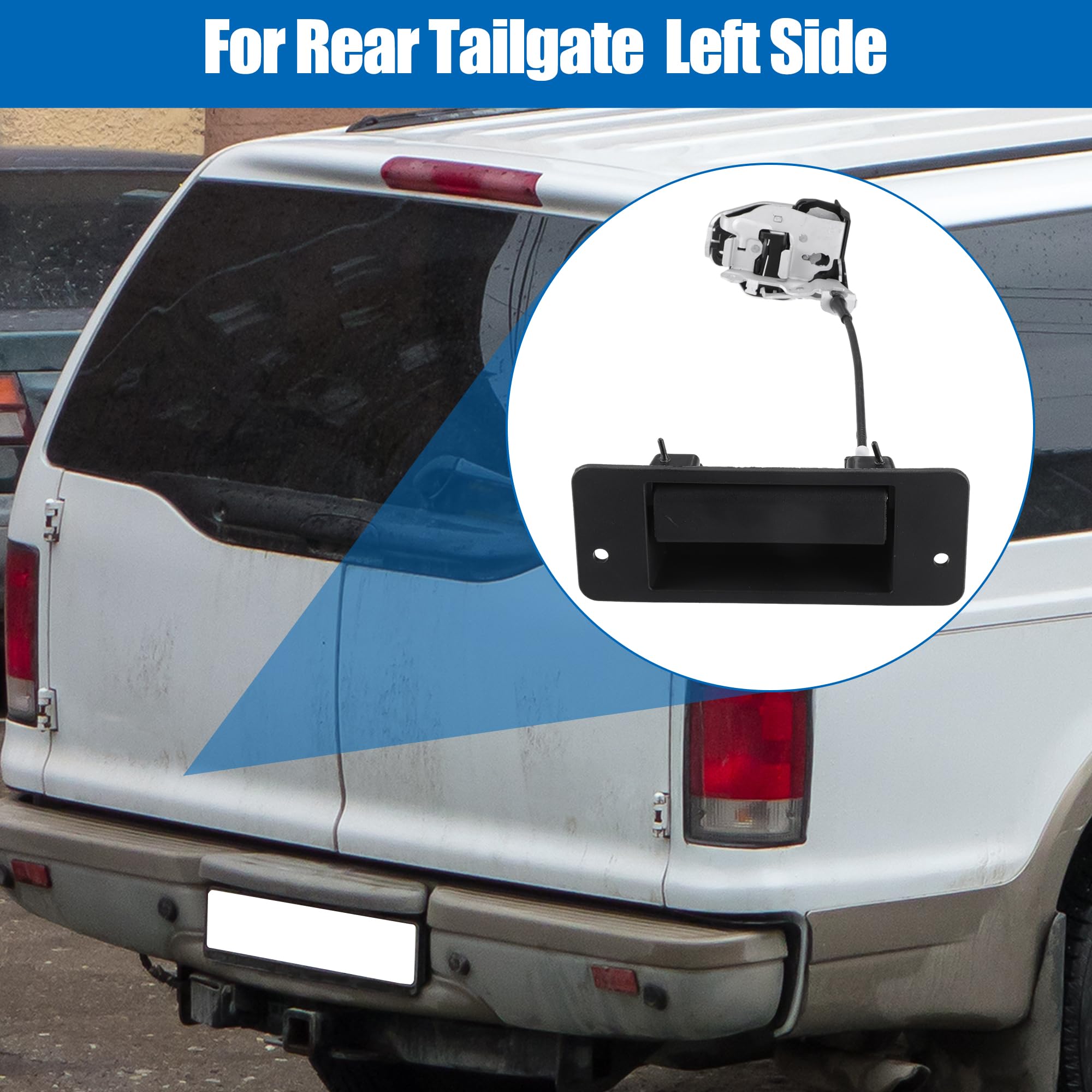 ACROPIX Left Tailgate Trunk Latch Lock Actuator with Cable Fit for Ford ...