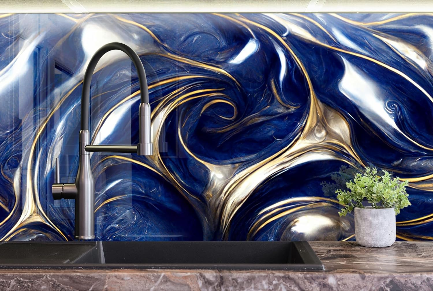 Myphotostation Tempered Glass Splashback 16x16''Stove Protector ...