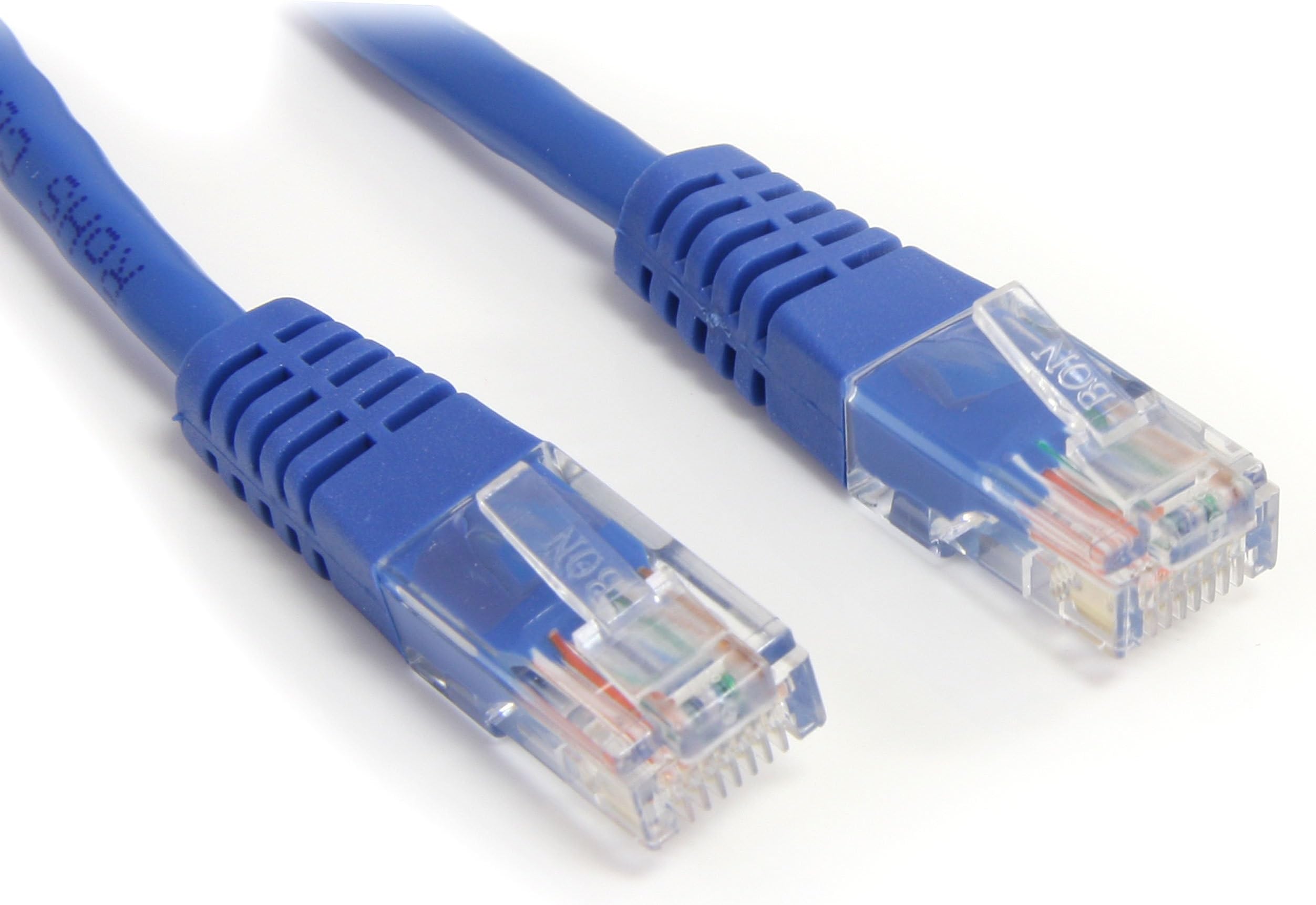 Amazon.com: StarTech.com Cat5e Ethernet Cable - 15 ft - Blue - Patch ...
