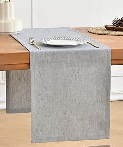 Amazon.com: Wracra Linen Style Table Runner, Table Runners 36 Inches ...