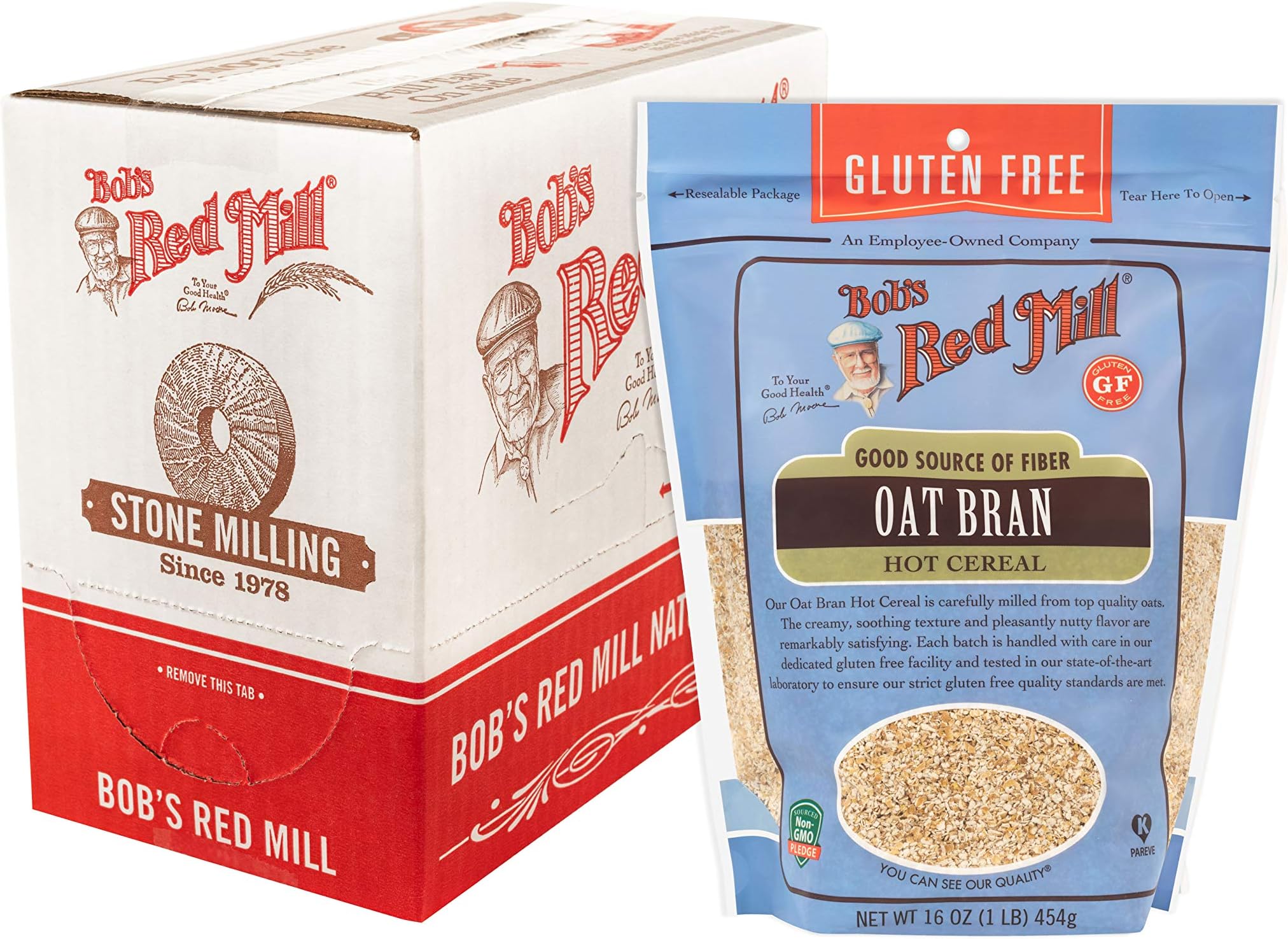 Amazon.com: NOW Foods, Organic Oat Bran, Source of Fiber and Protein ...
