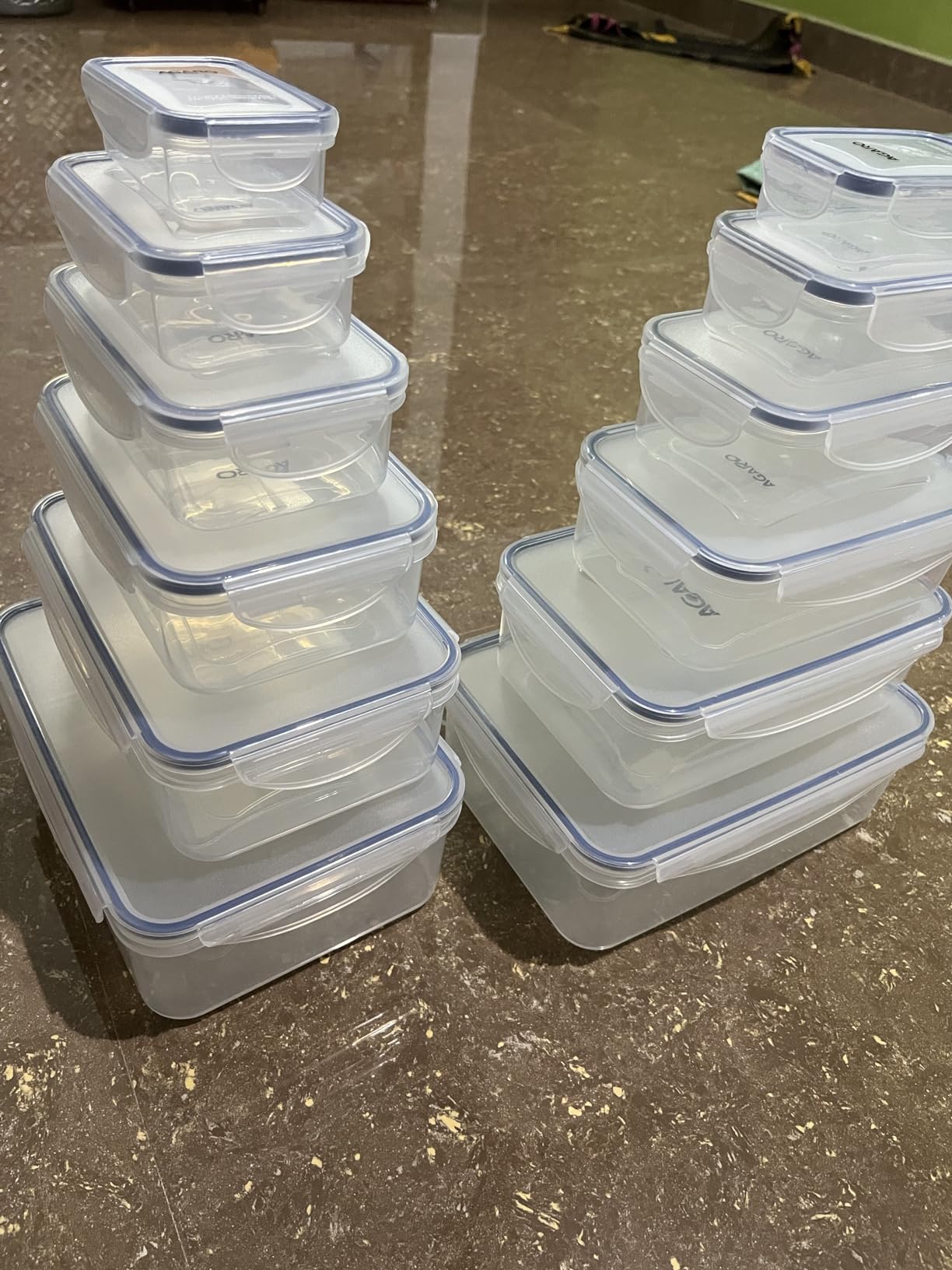 Buy AGARO Airtight Container, Food Storage Container With Lid ...