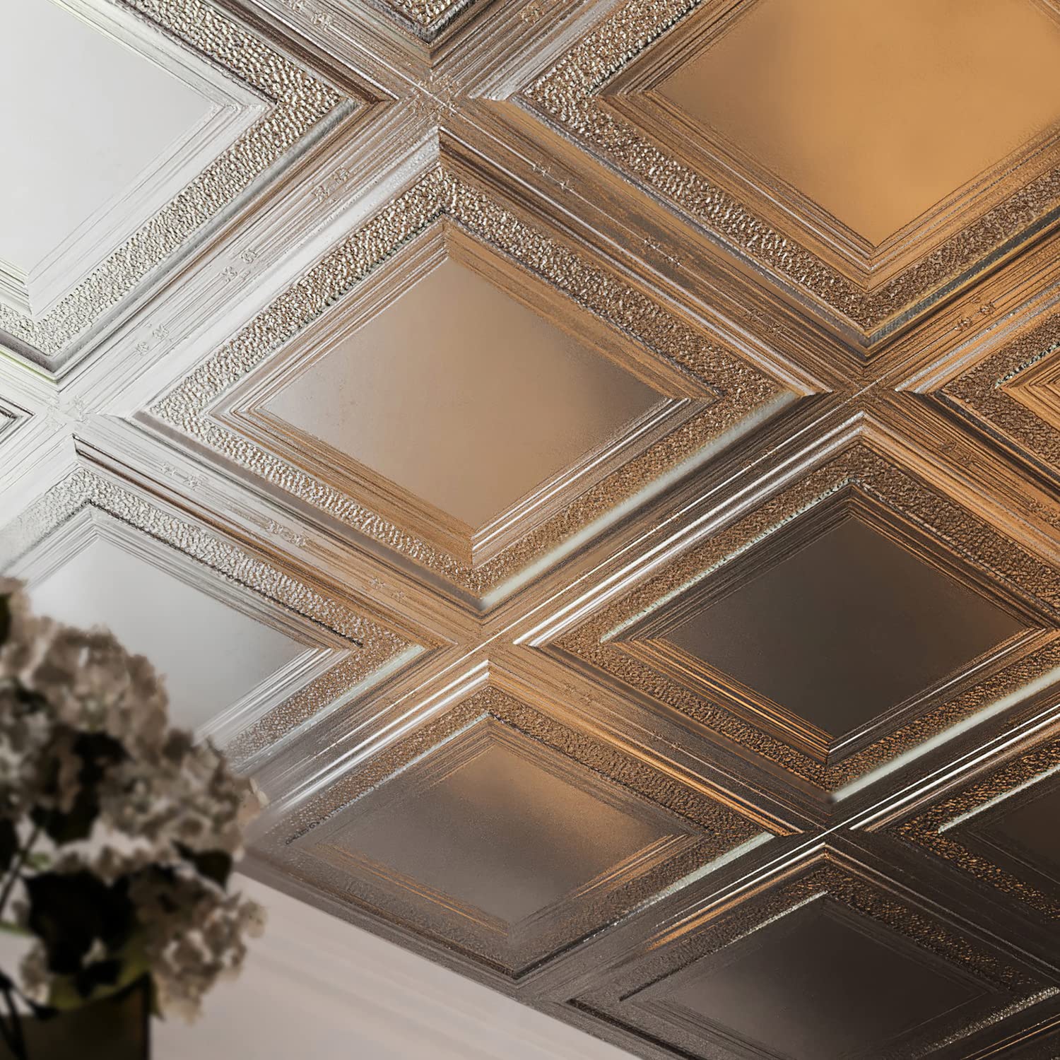Metallic Ceiling Tiles