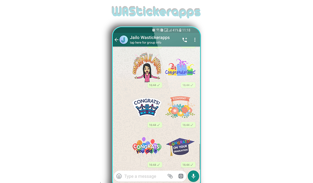 WAStickerApps: Congratulations Stickers - App on Amazon Appstore