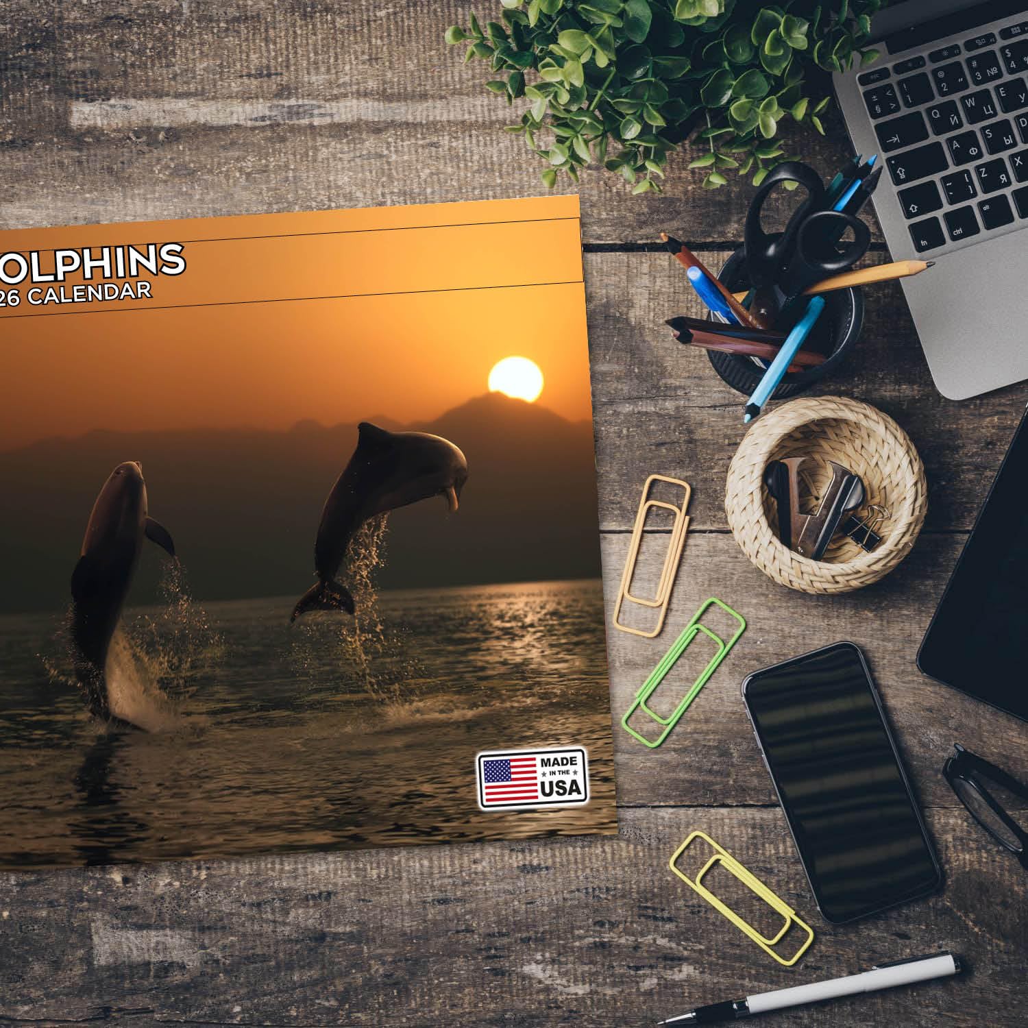 Snapklik.com : 2026 Dolphins Calendar - Dog Breed Wall Calendar - 12 X ...