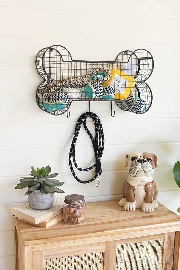 Amazon.com: KALALOU CHW1500 Wire Bone Basket with Hooks : Home & Kitchen