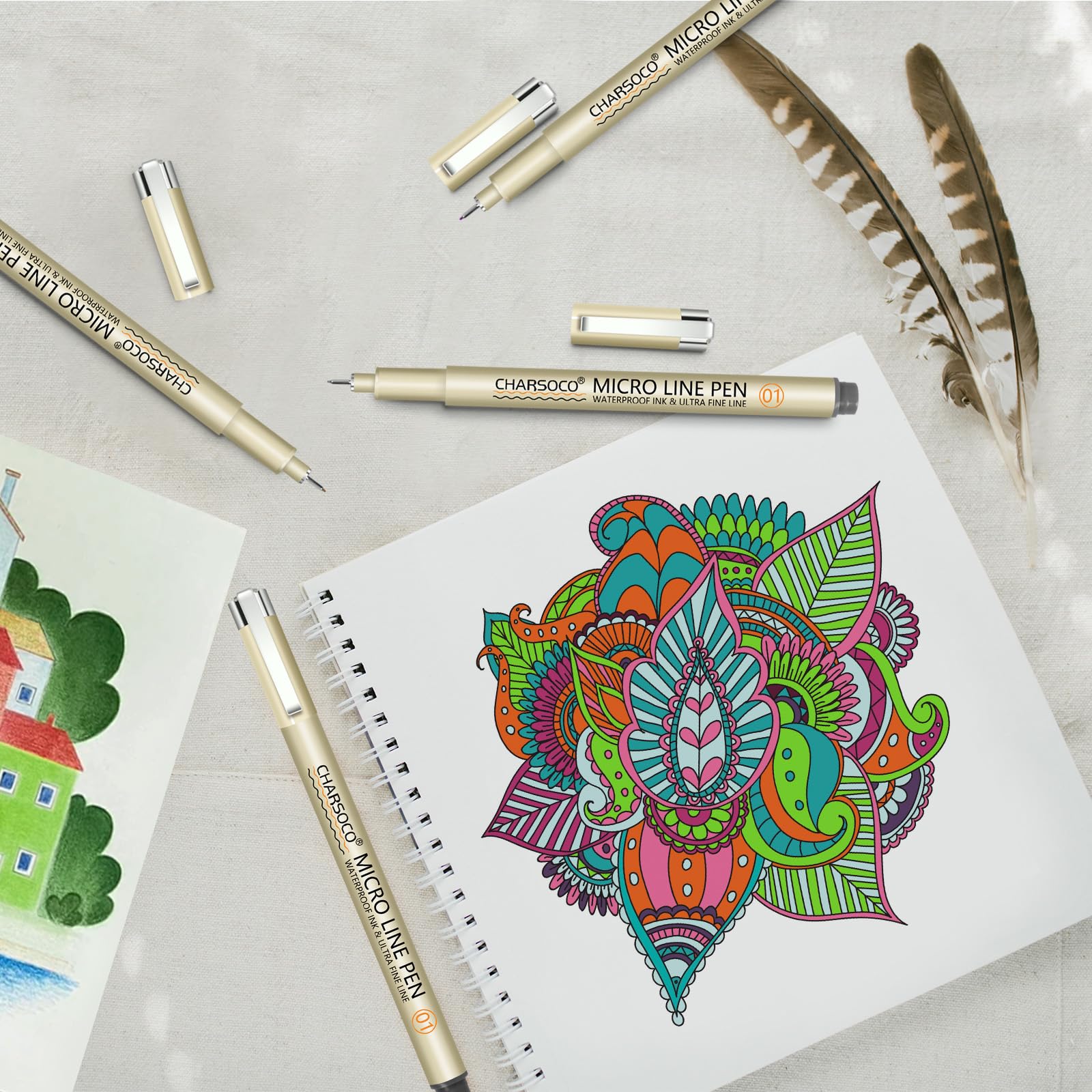 Snapklik.com : CHARSOCO 01 Micro Pen, Fine Point Pen
