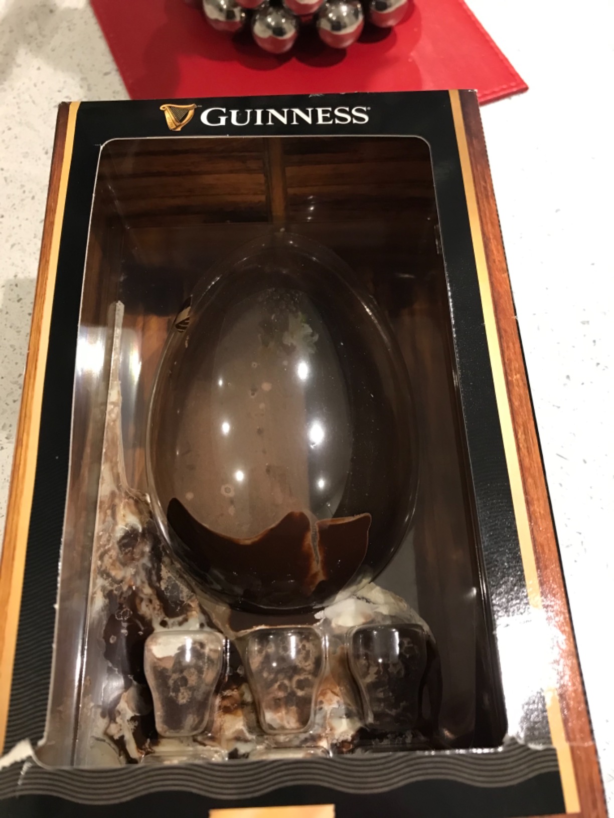 Guinness Dark Chocolate Rugby Ball Easter Egg With Truffles - 220G ...
