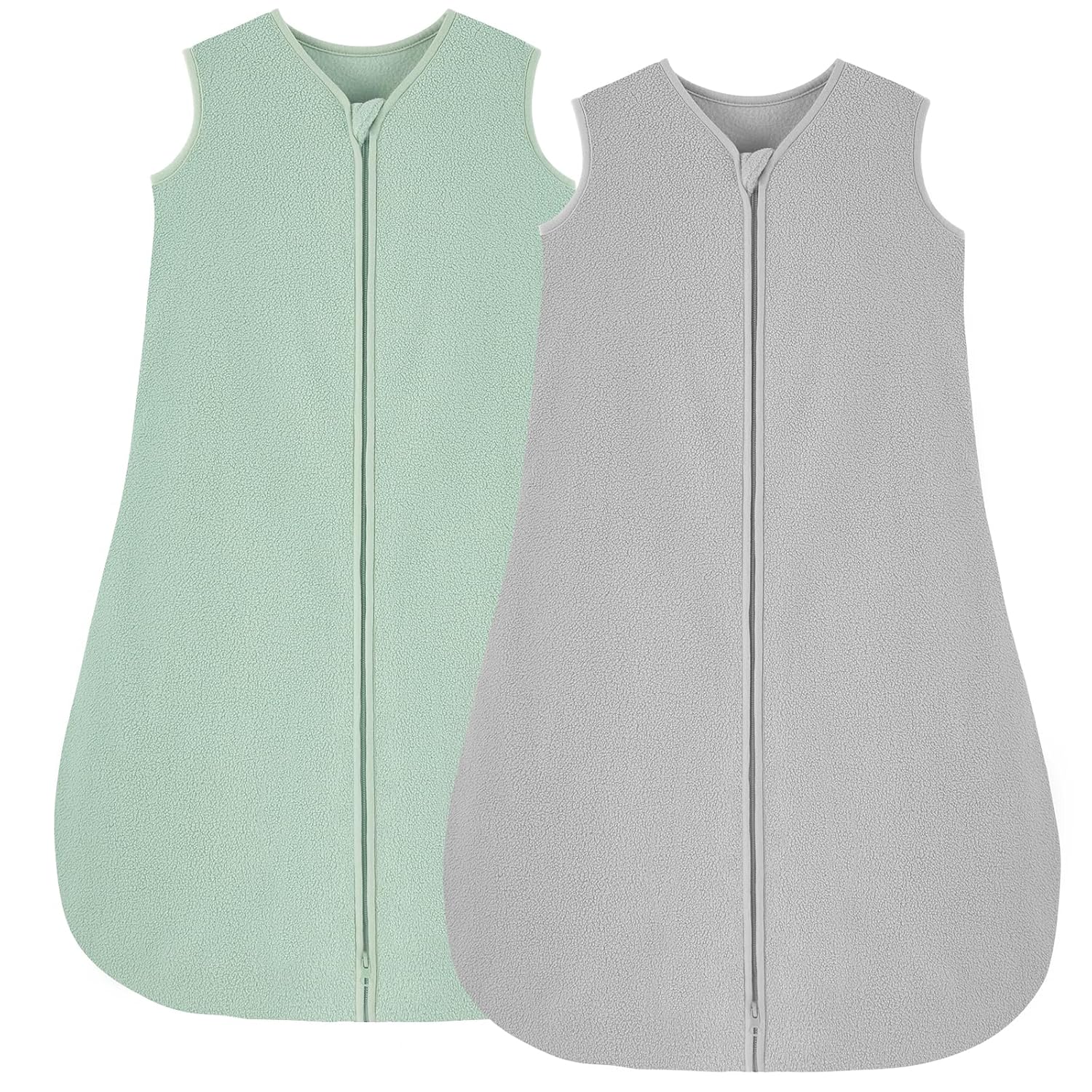 Amazon.com: Looxii Fleece Baby Sleep Sack 6-12 Months 2 Pack 1.5 TOG ...