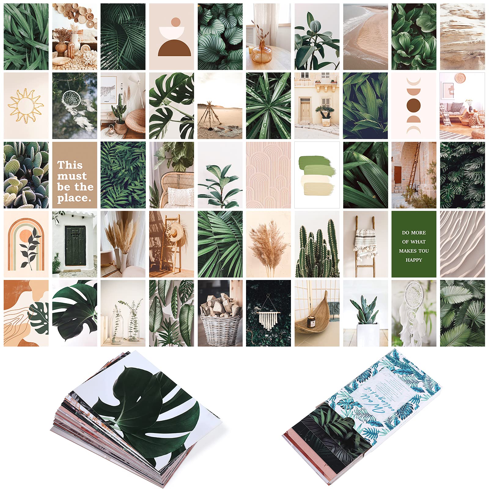 Buy Wall Collage Kit,Picture Collage Kit for Wall Aesthetic, Sage Green ...
