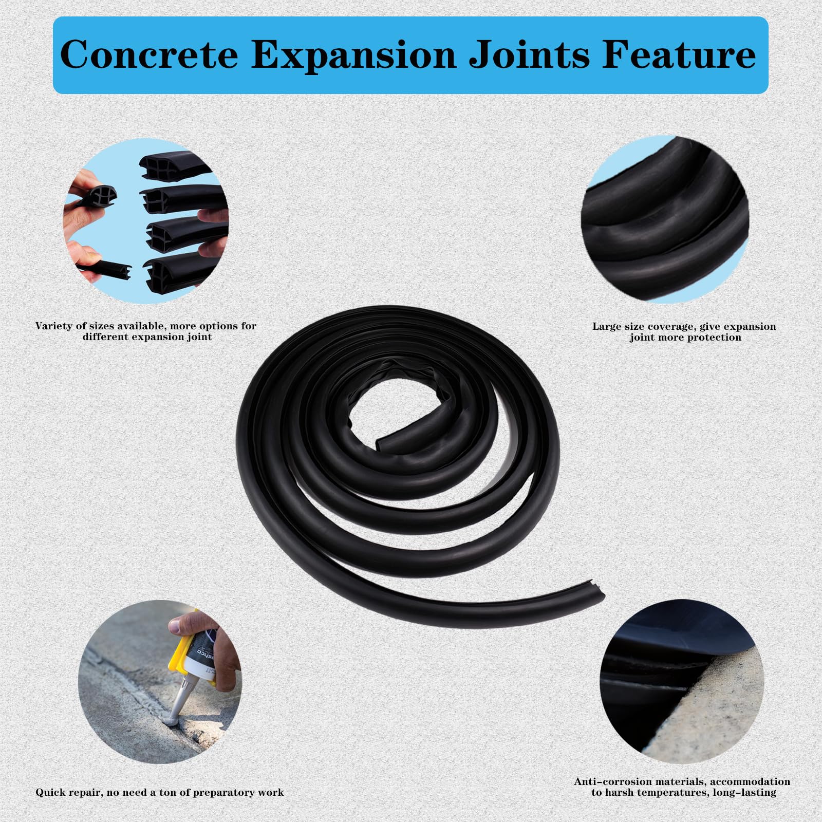 Snapklik.com : Concrete Expansion Joint Filler, 5/8" Expansion Joint ...