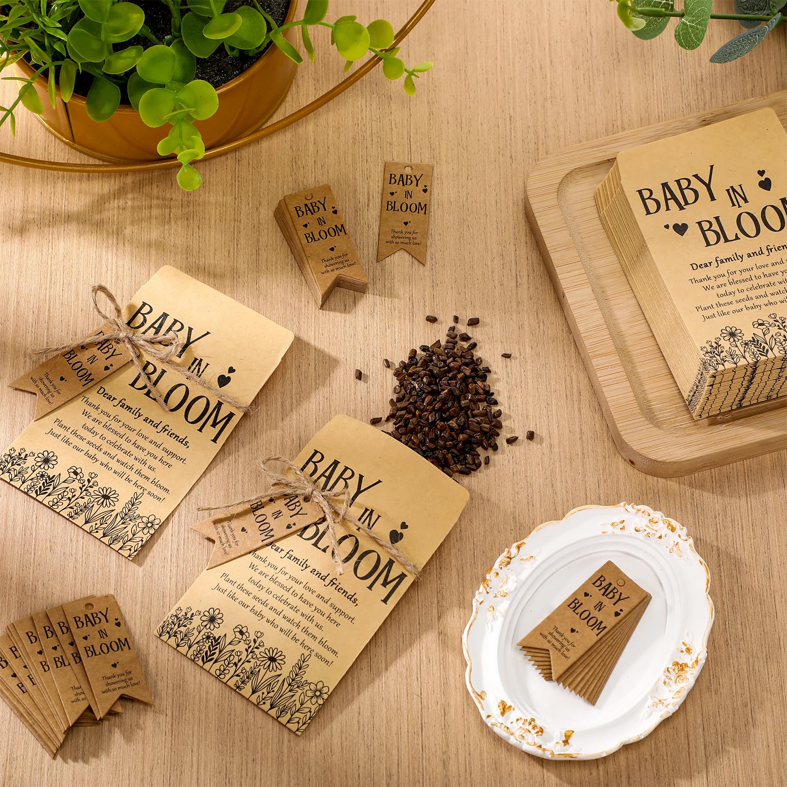 Snapklik.com : Trandraft 50 Sets Baby Shower Favors For Guests Baby In ...