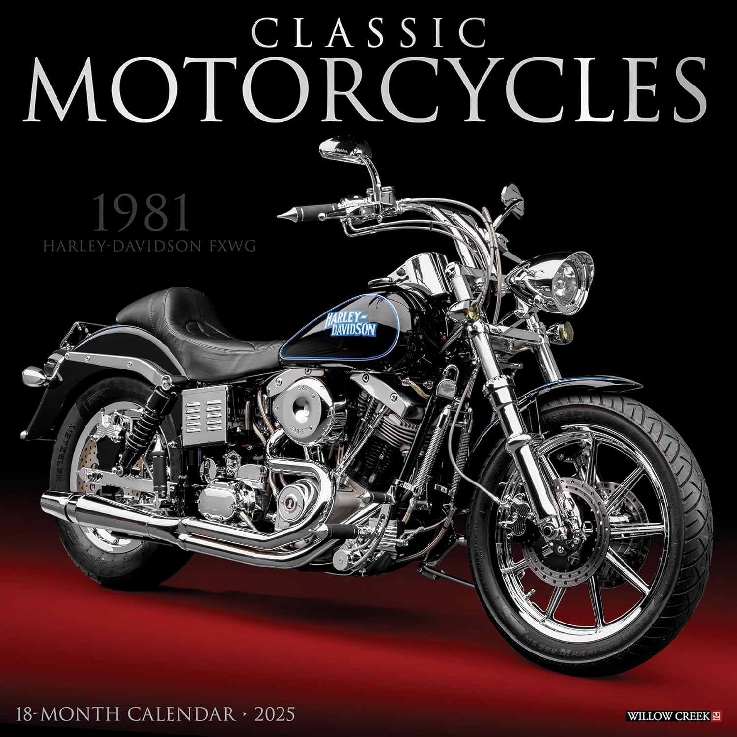 Amazon | Classic Motorcycles 2025 12 X 12 Wall Calendar | Willow Creek ...